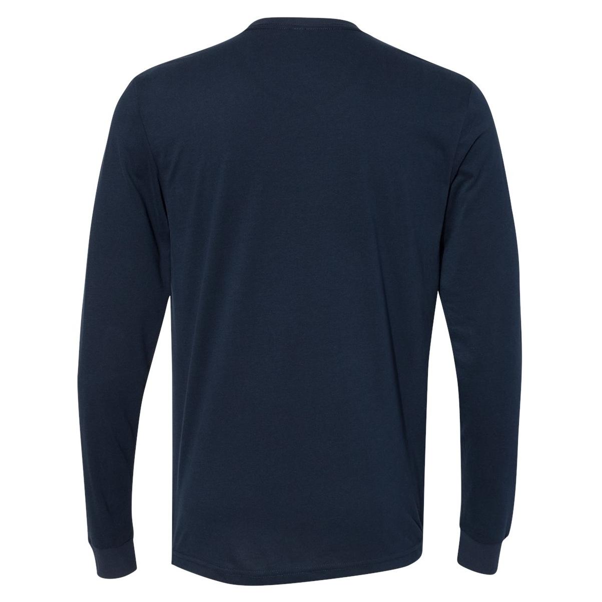 Next Level 6411 Sueded Long Sleeve Crew - Midnight Navy | Full Source