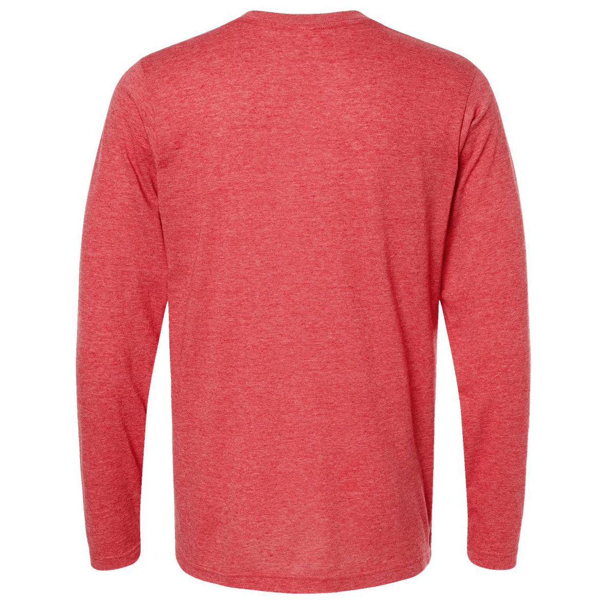 Tultex 242 Unisex Poly-Rich Long Sleeve T-Shirt - Heather Red | Full Source