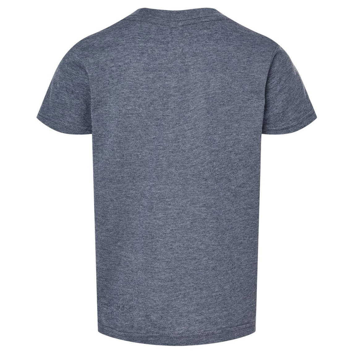 Tultex 265 Youth Poly-Rich T-Shirt - Heather Navy | Full Source