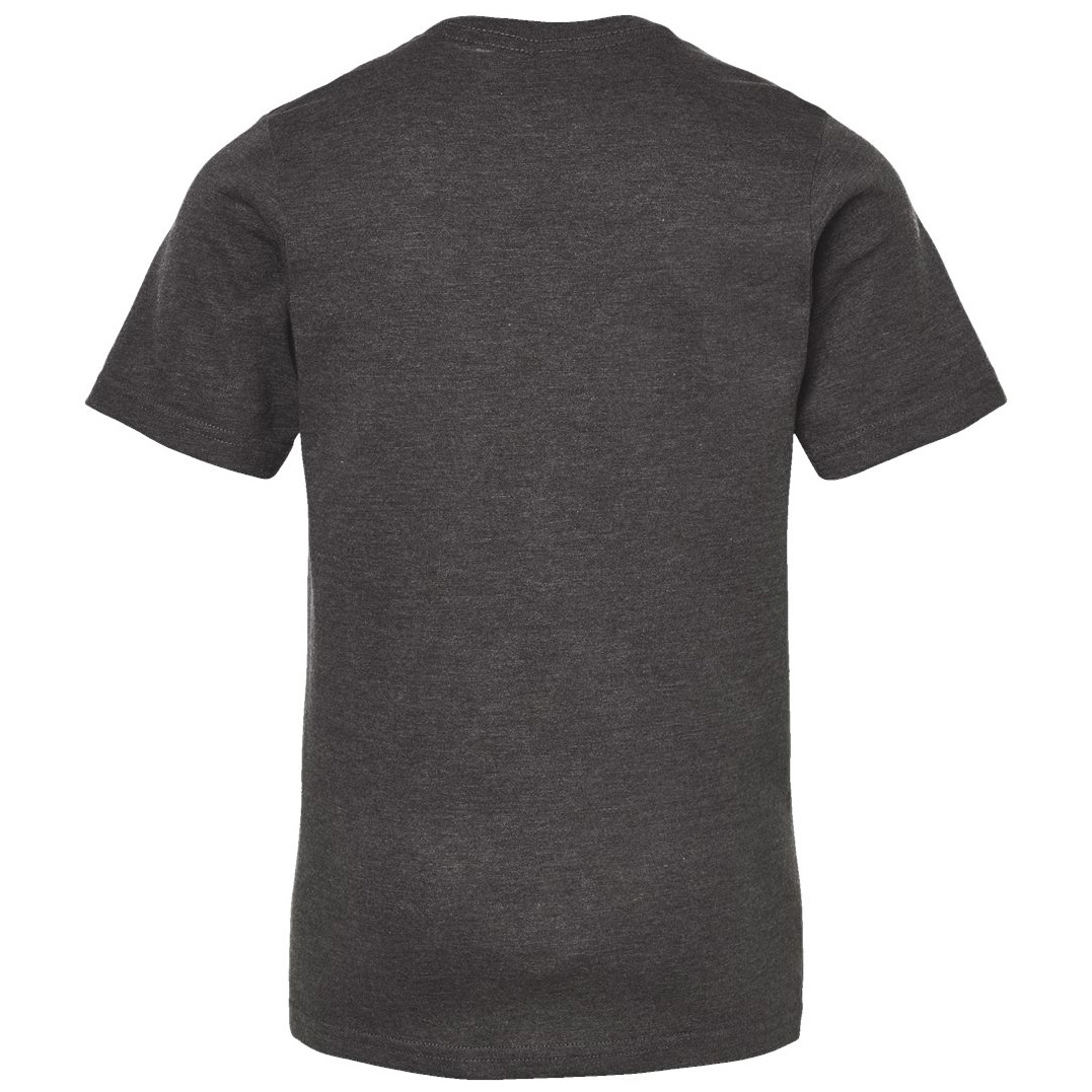 Tultex 295 Youth Heavyweight T-Shirt - Heather Charcoal | Full Source