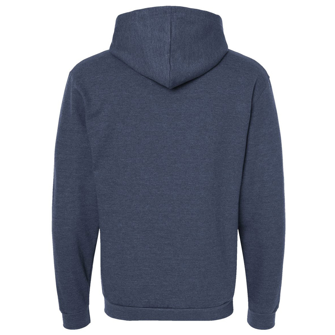 Tultex 331 Unisex Full-Zip Hooded Sweatshirt - Heather Denim | Full Source