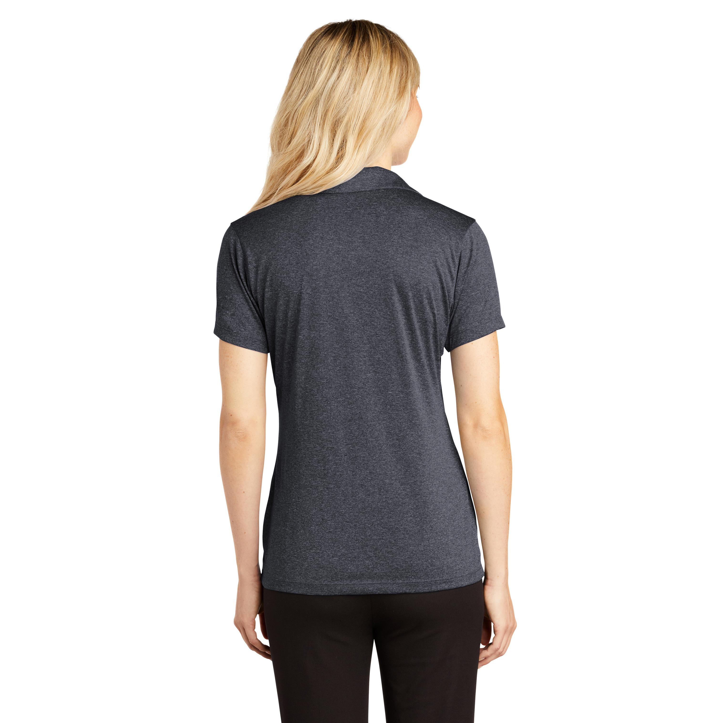 Sport-Tek LST660 Ladies Heather Contender Polo - Graphite Heather ...