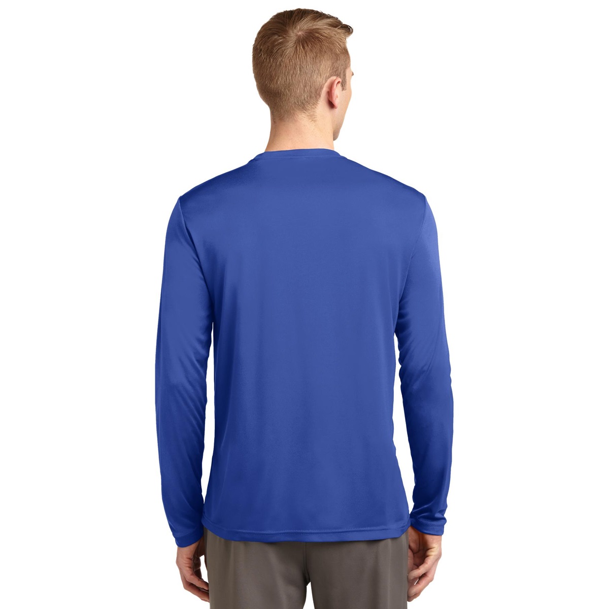 Sport-Tek ST350LS Long Sleeve Competitor Tee - True Royal | FullSource.com