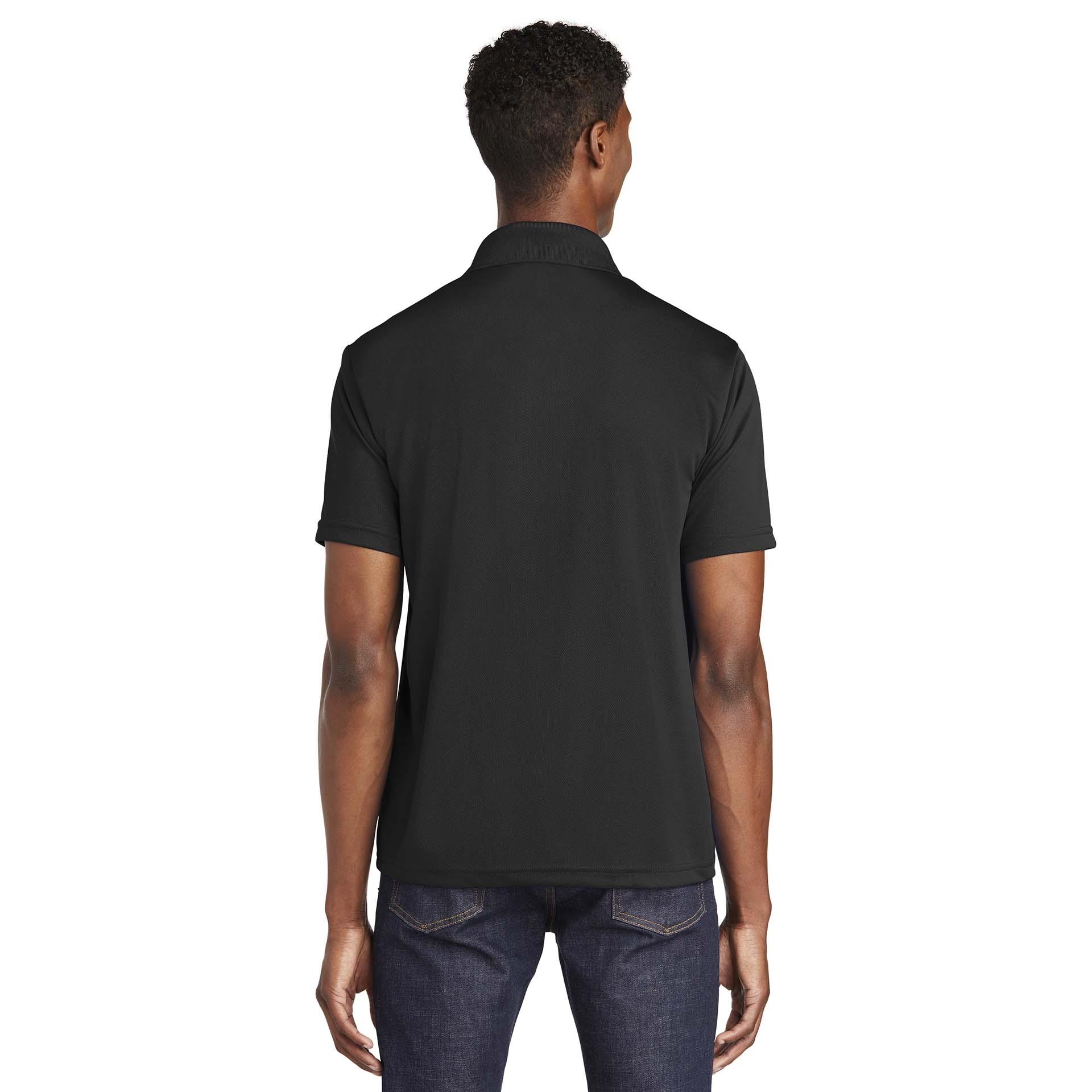 Sport-Tek ST640 PosiCharge RacerMesh Polo - Black | Full Source