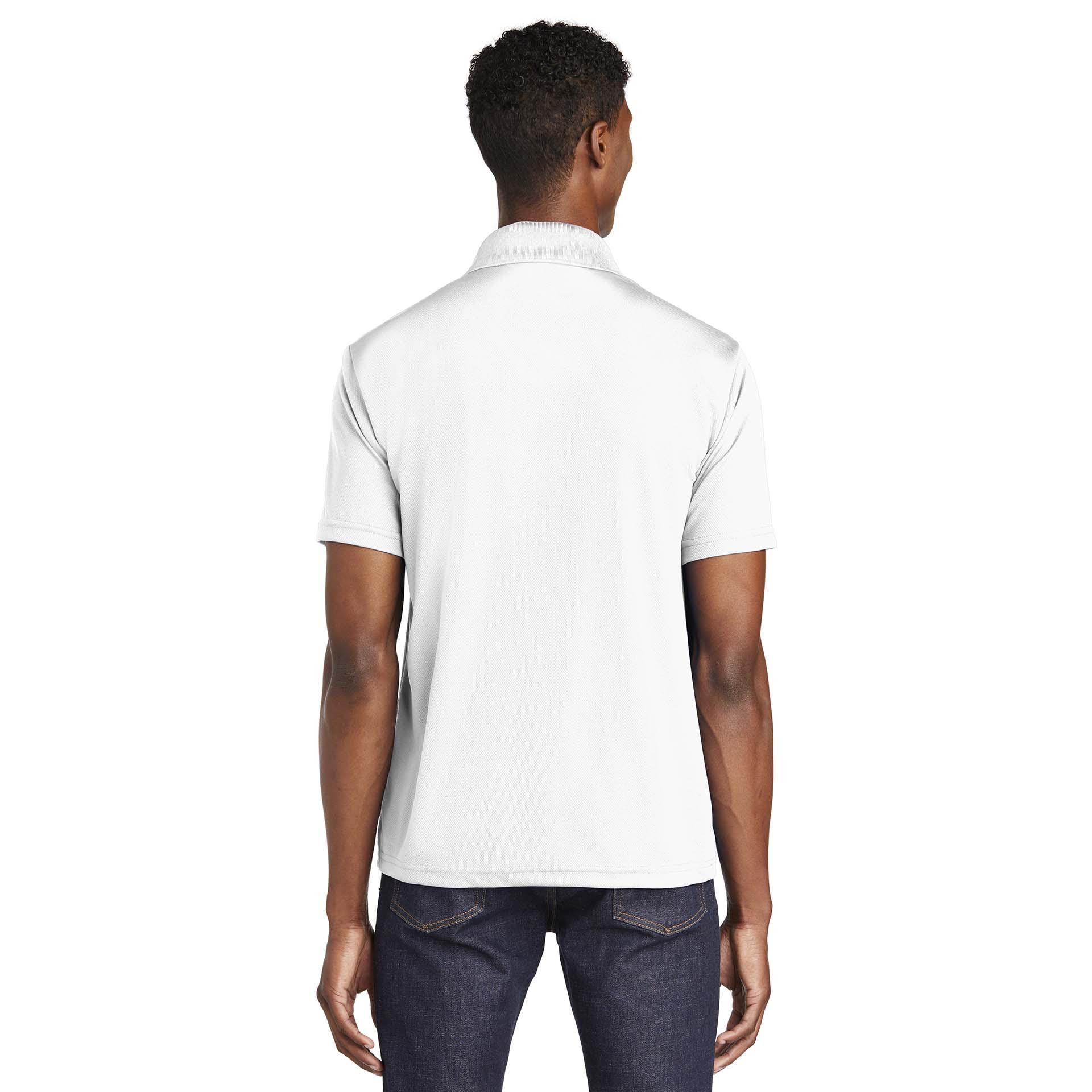 Sport-Tek ST640 PosiCharge RacerMesh Polo - White | Full Source