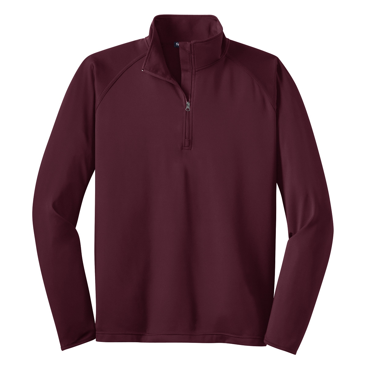 Sport-Tek ST850 Sport-Wick Stretch 1/2-Zip Pullover - Maroon ...