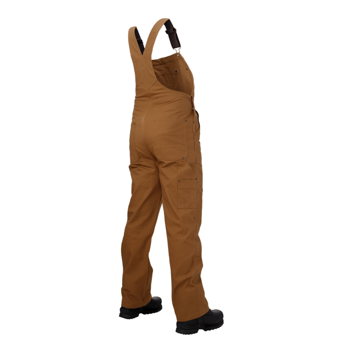 Tough Duck I198 Duck Unlined Premium Duck Bib Overall - Brown | Full Source
