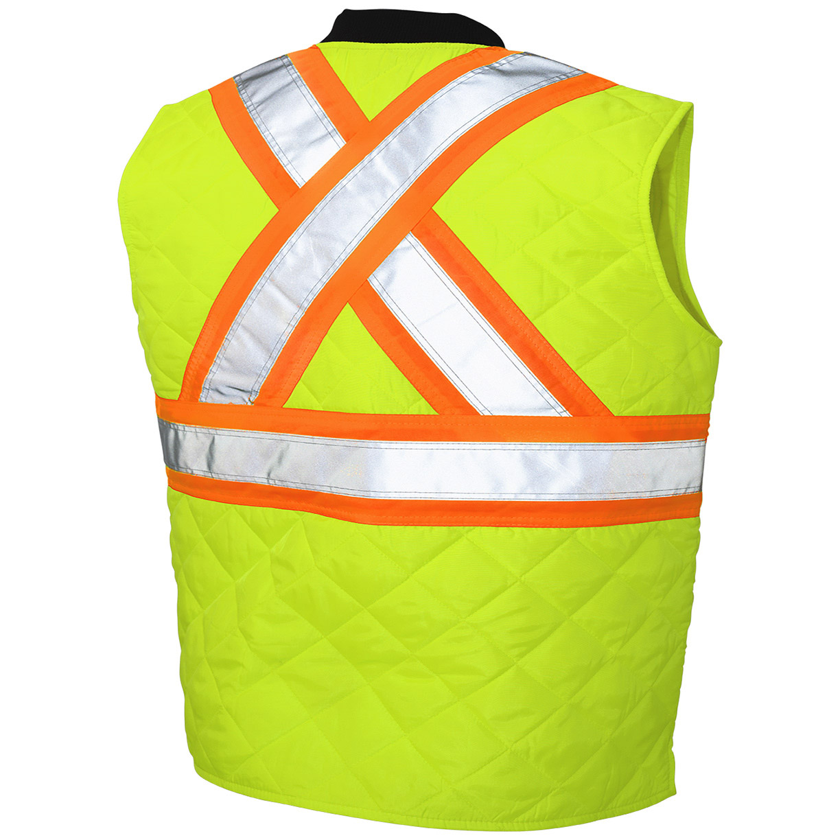 Tough Duck SV05 Type R Class 2 Quilted Freezer Safety Vest - Yellow ...