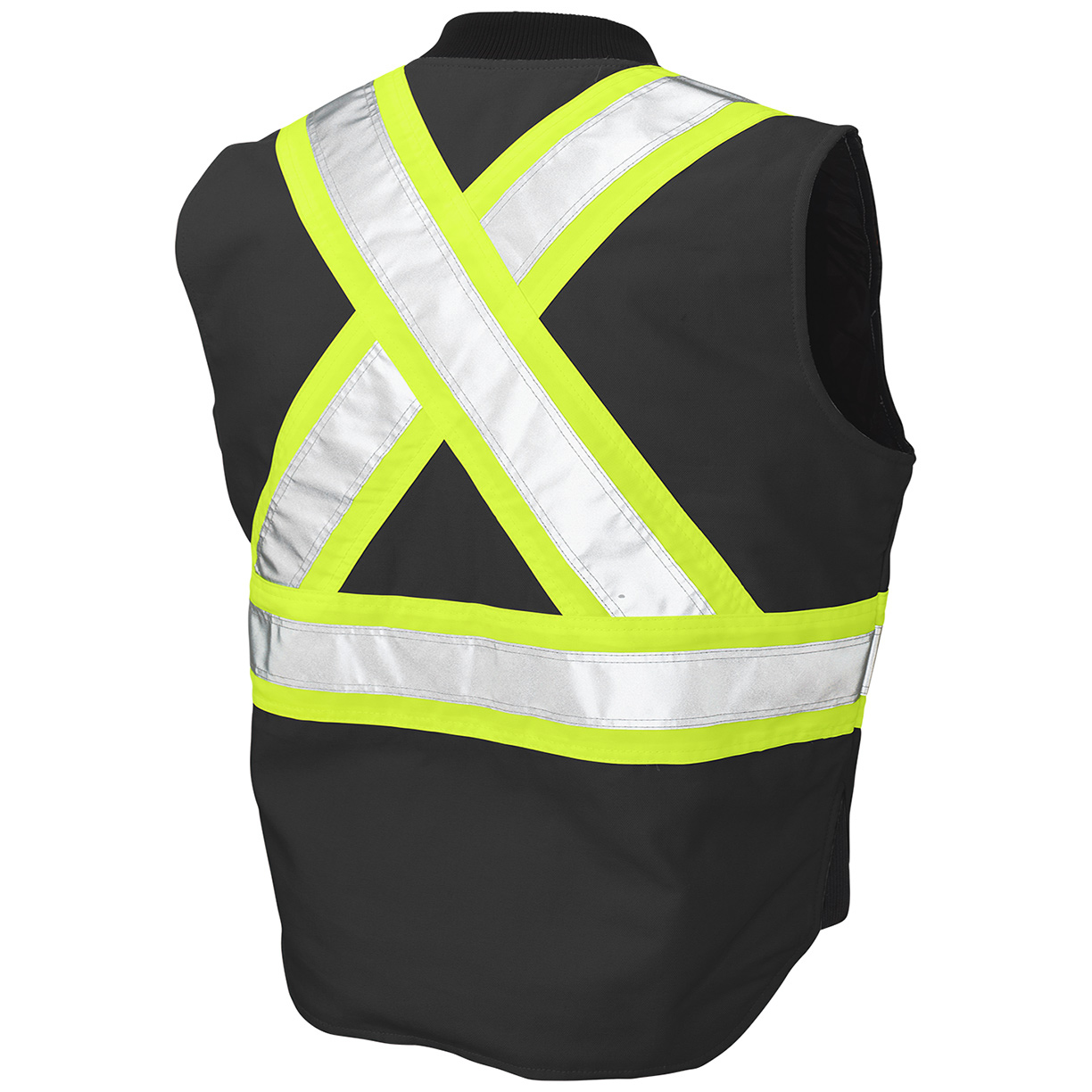 Tough Duck SV06 Type O Class 1 Heavy Duty Safety Vest - Black | Full Source