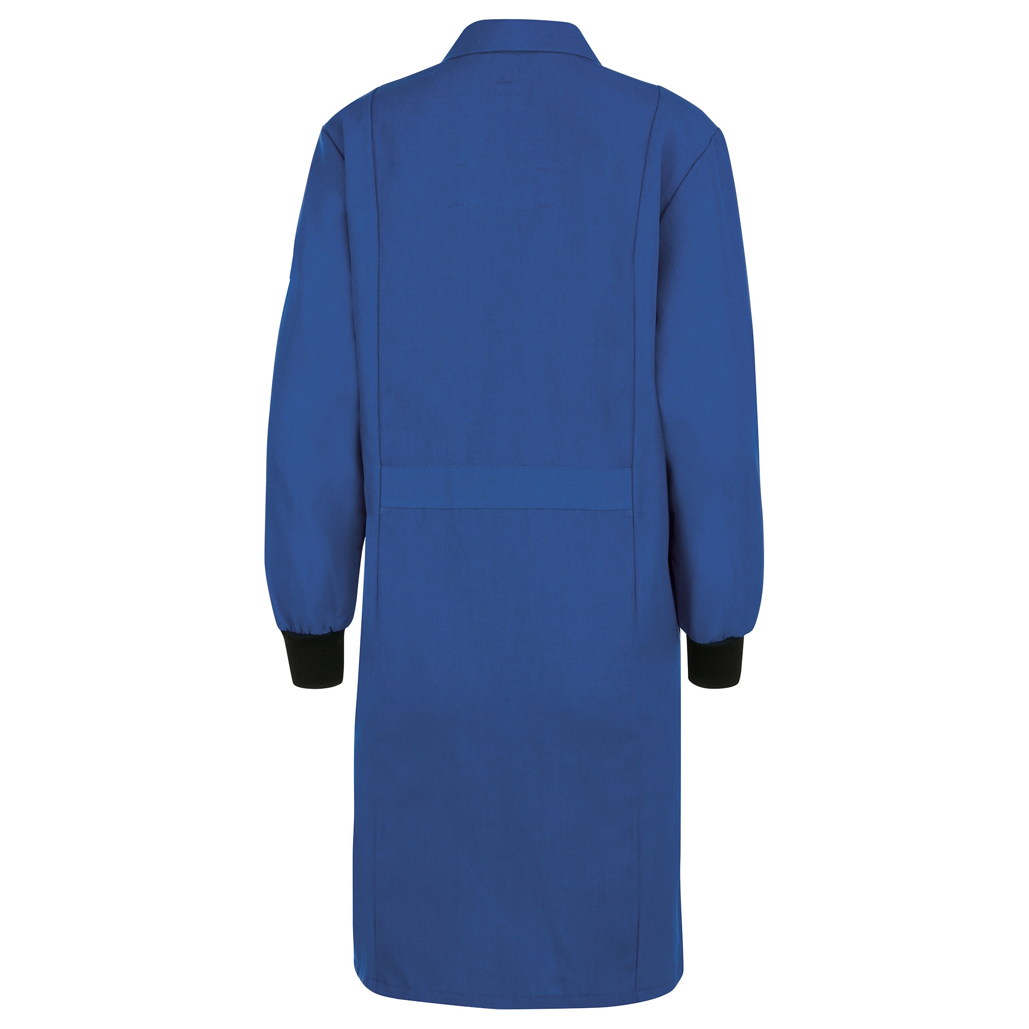 Bulwark FR KNC3 Women's FR Lab Coat with Knit Cuffs - Royal Blue | Full ...