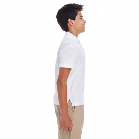 Core 365 88181Y Youth Origin Performance Pique Polo - White | Full Source