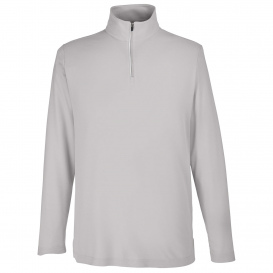 Core 365 CE405 Men's Fusion ChromaSoft Pique Quarter-Zip - Platinum ...