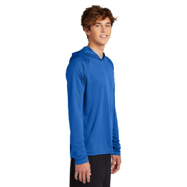 Port & Company PC380H Performance Pullover Hooded Tee - True Royal ...