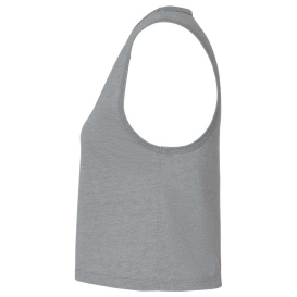 Next Level 5083 Women's Festival Crop Tank - Heather Grey | Full Source
