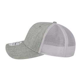 Legacy MPS Mid-Pro Snapback Trucker Cap - Melange Grey/White | Full Source