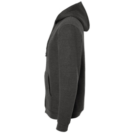 Tultex 331 Unisex Full-Zip Hooded Sweatshirt - Heather Graphite | Full Source