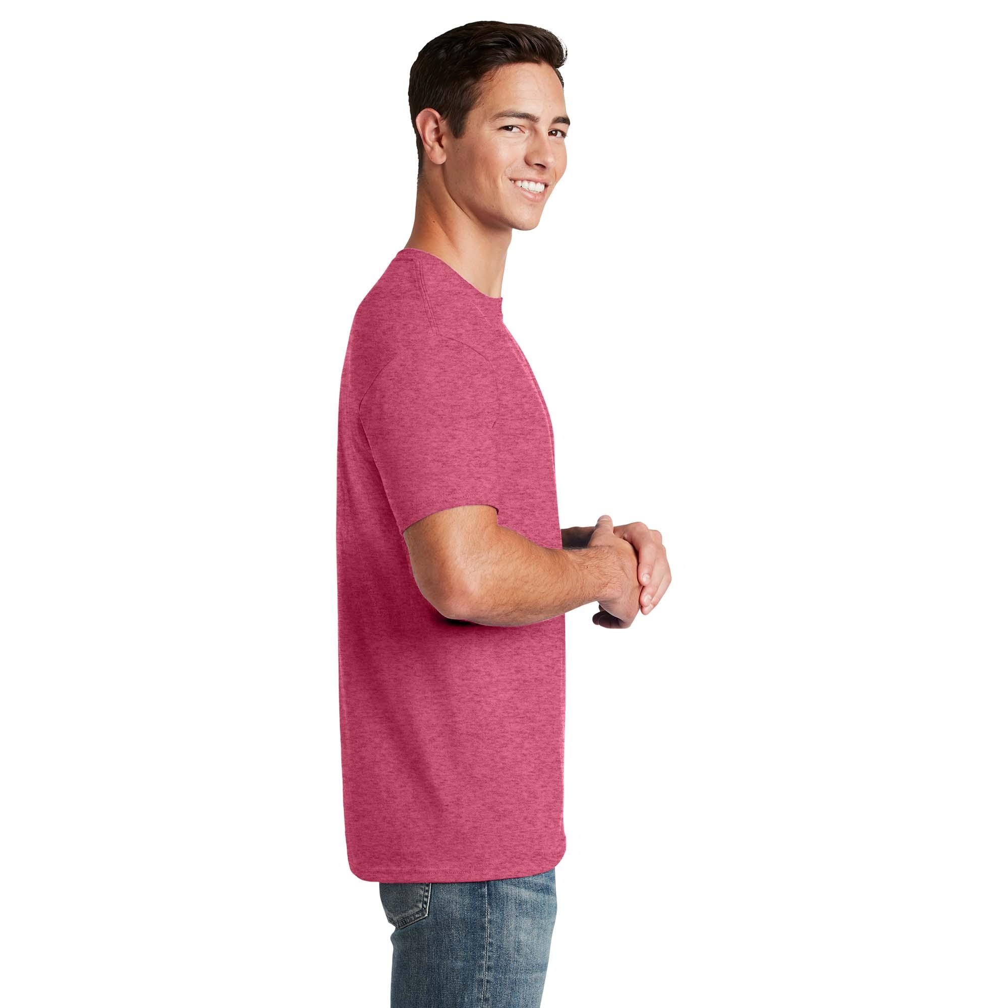 Jerzees 29M Dri-Power 50/50 Cotton/Poly T-Shirt - Vintage Heather Red ...