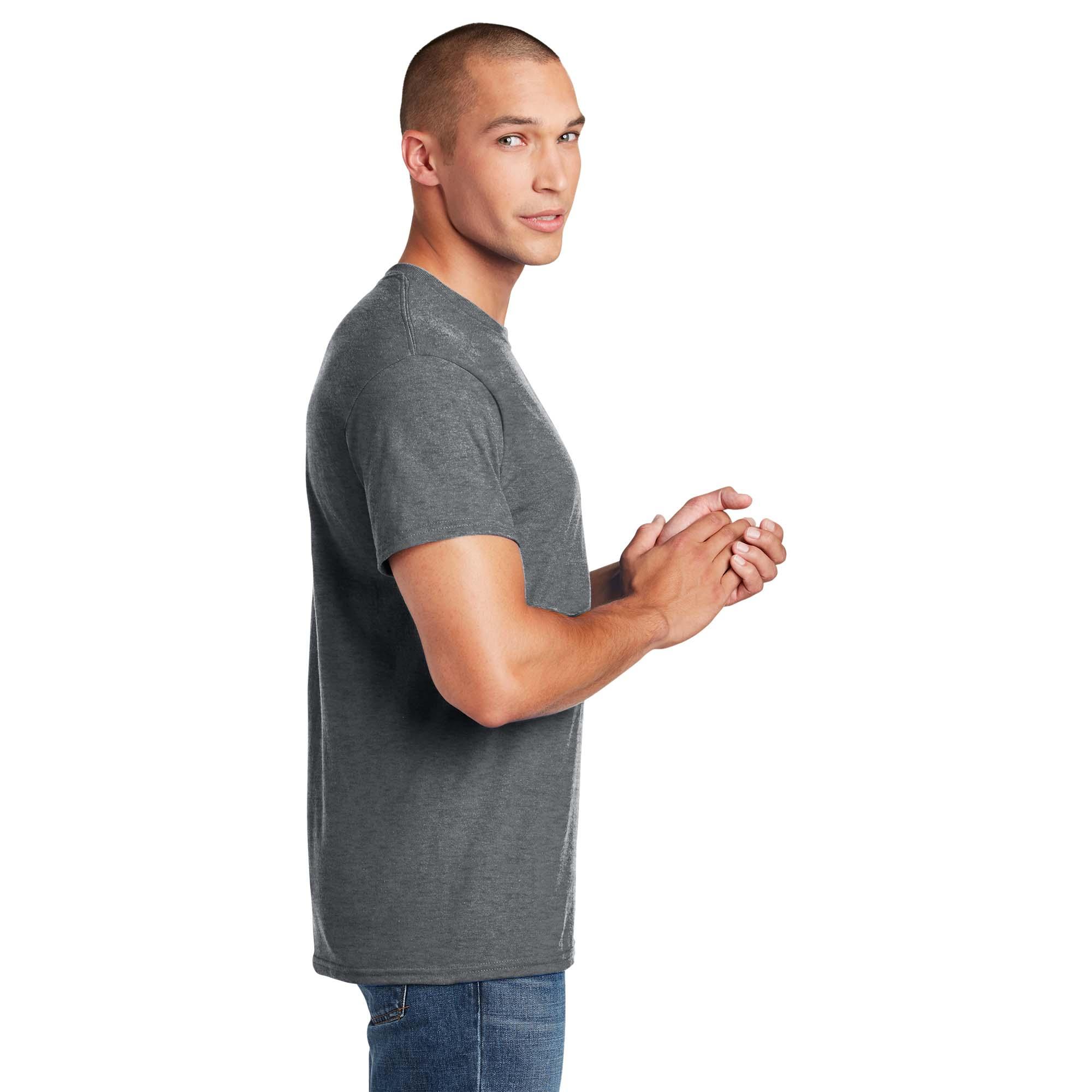 Gildan 8000 DryBlend T-Shirt - Dark Heather | Full Source