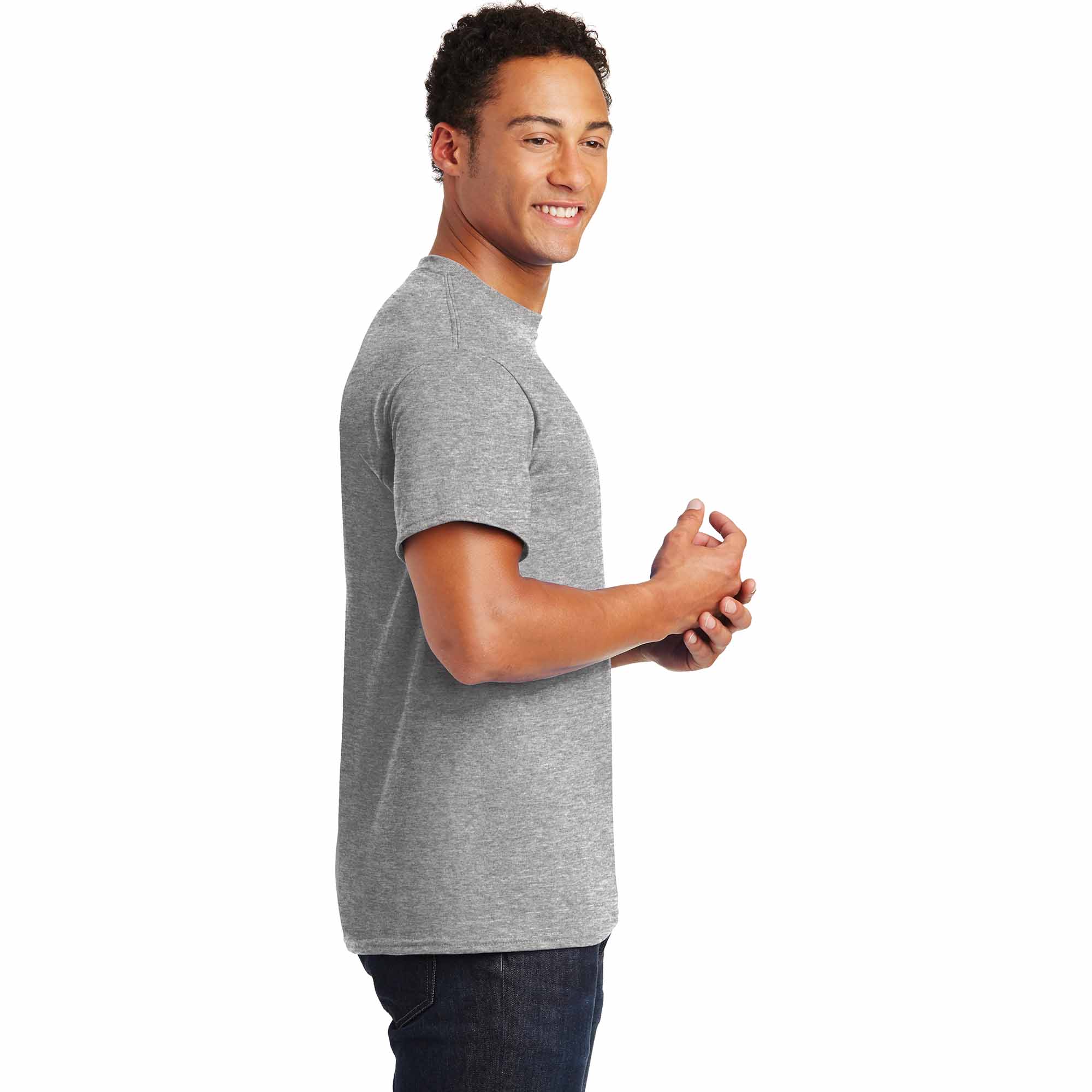 Gildan 8000 DryBlend T-Shirt - Sport Grey | FullSource.com