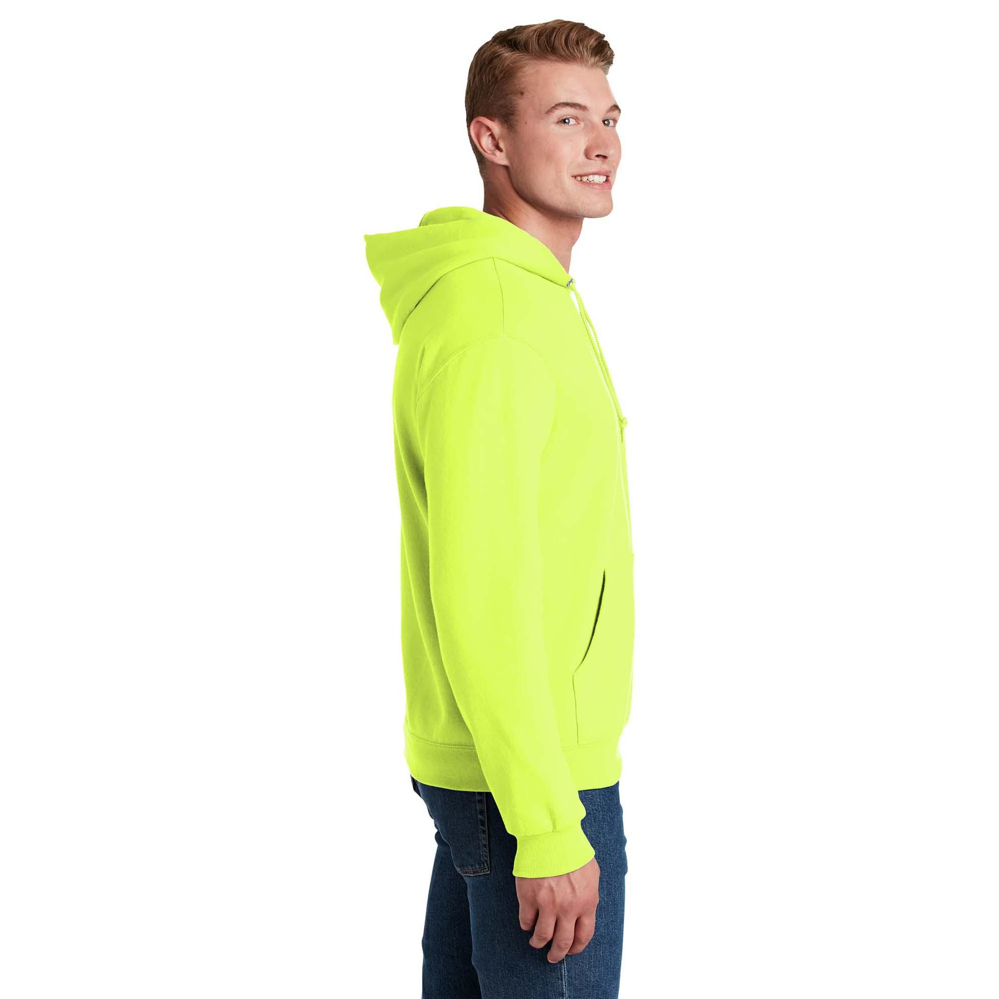 Jerzees 996M NuBlend Pullover Hooded Sweatshirt - Safety Green | Full ...