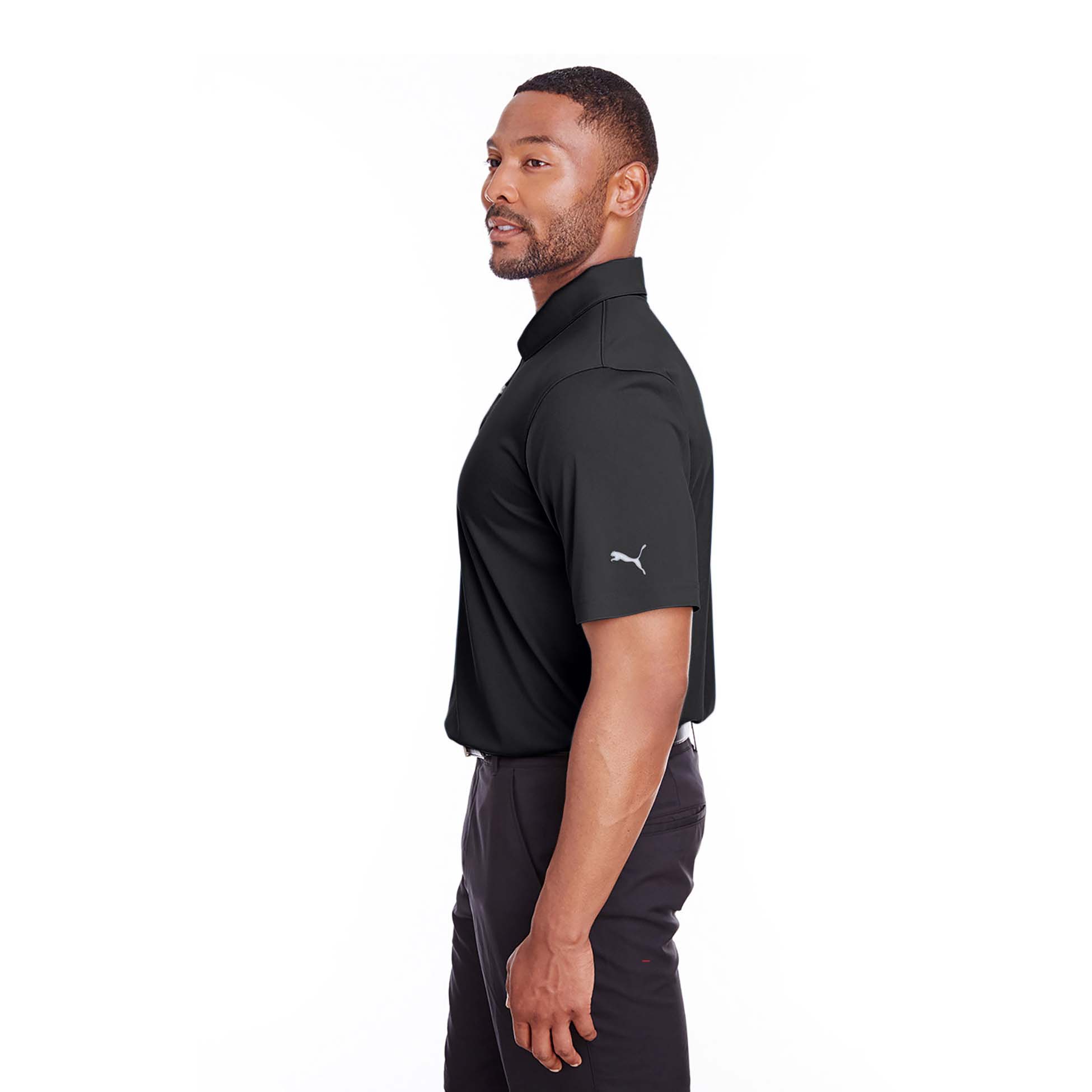 PUMA Golf 596799 Icon Golf Polo - Puma Black | Full Source