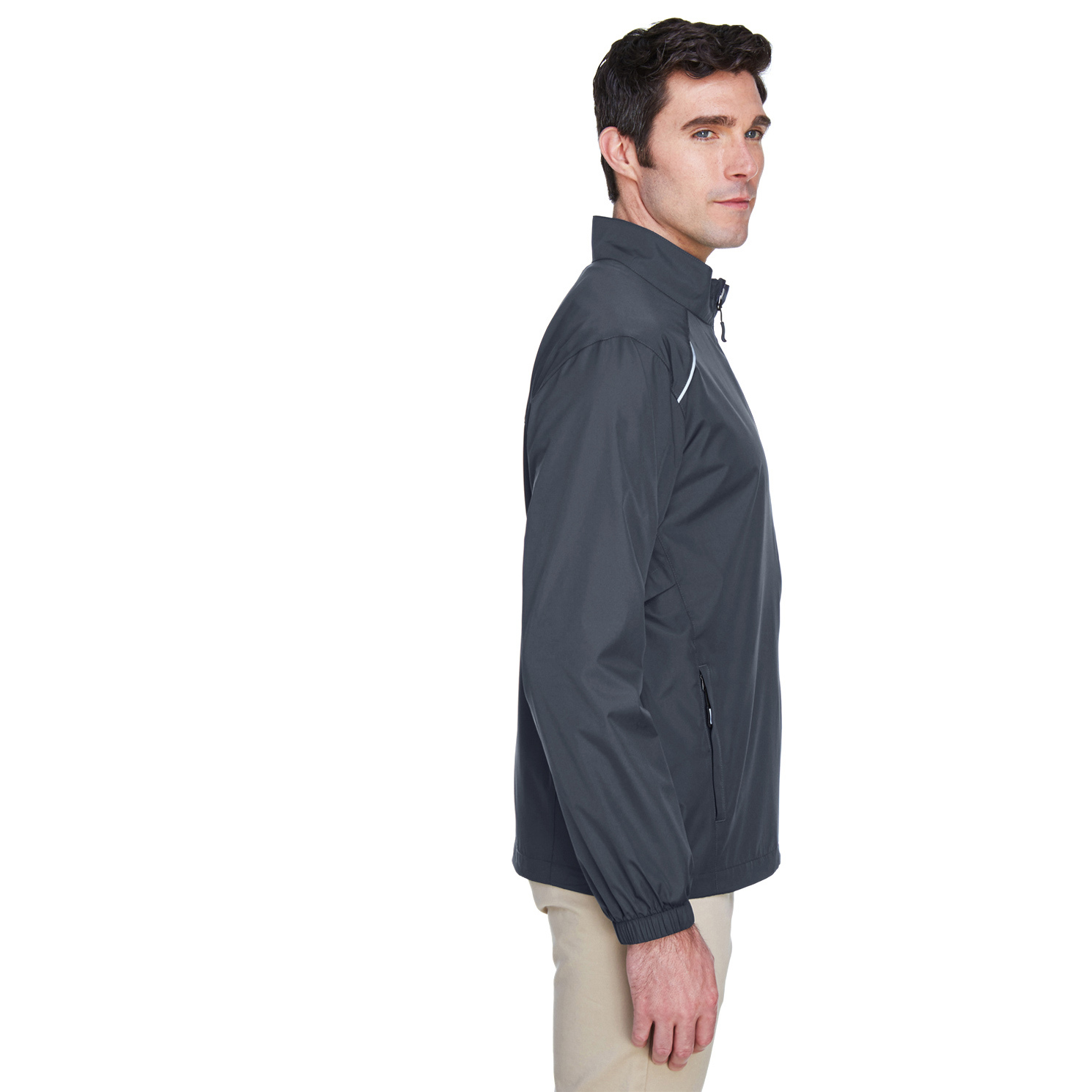 Core 365 88183 Men's Motivate Unlined Lightweight Jacket - Carbon ...