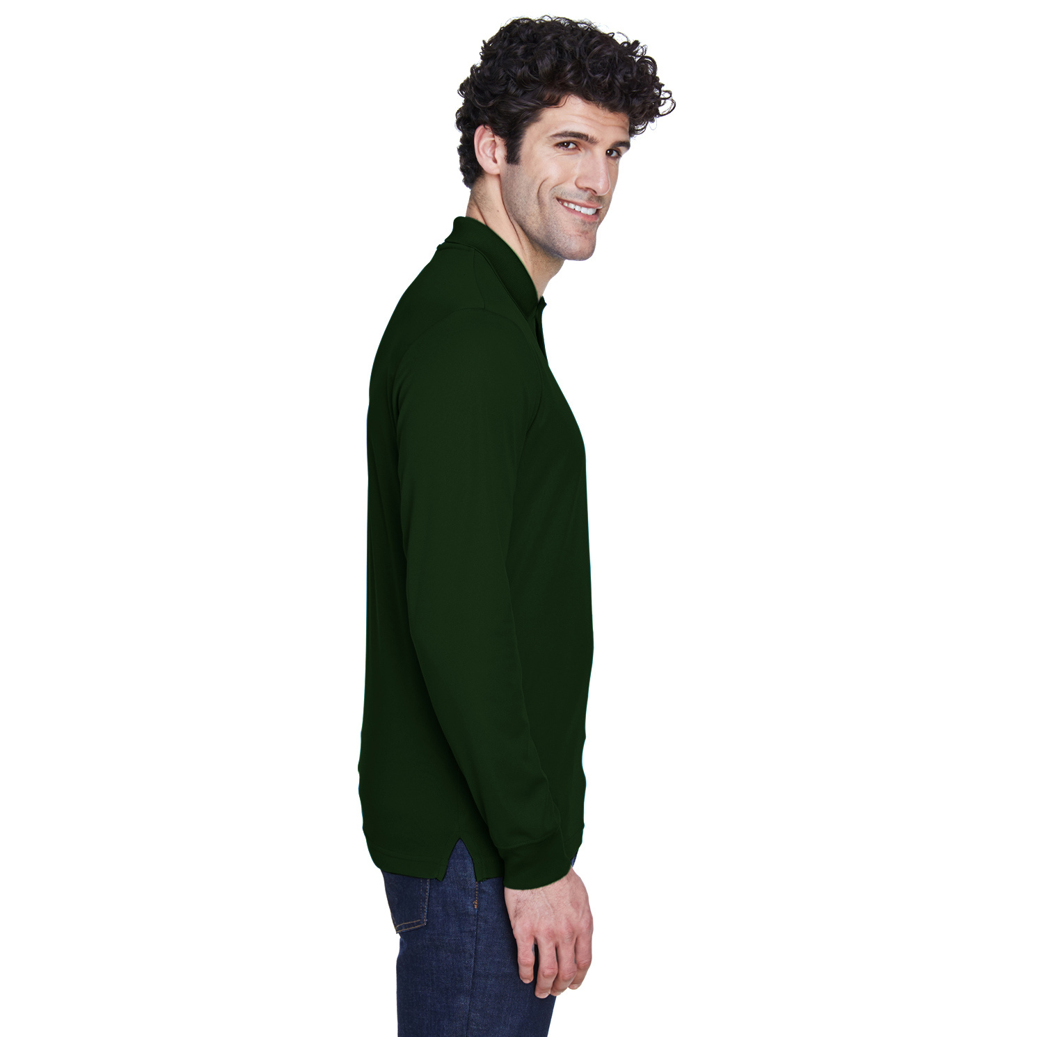 Core 365 88192 Men's Pinnacle Performance Long-Sleeve Pique Polo ...