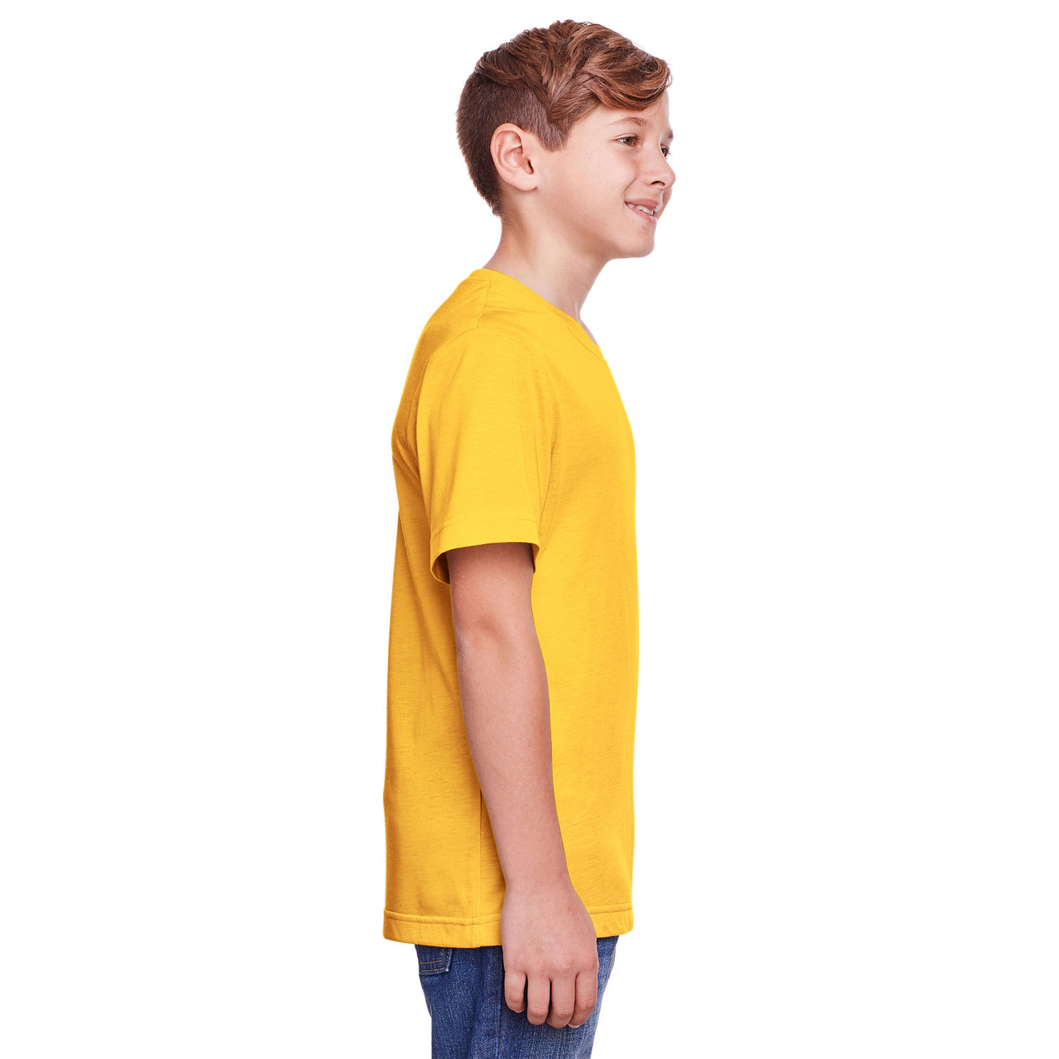 Core 365 CE111Y Youth Fusion ChromaSoft Performance T-Shirt - Campus ...