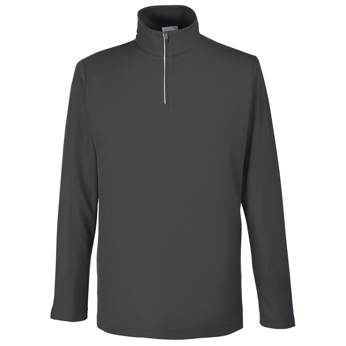 Core 365 CE405 Men's Fusion ChromaSoft Pique Quarter-Zip - Carbon ...