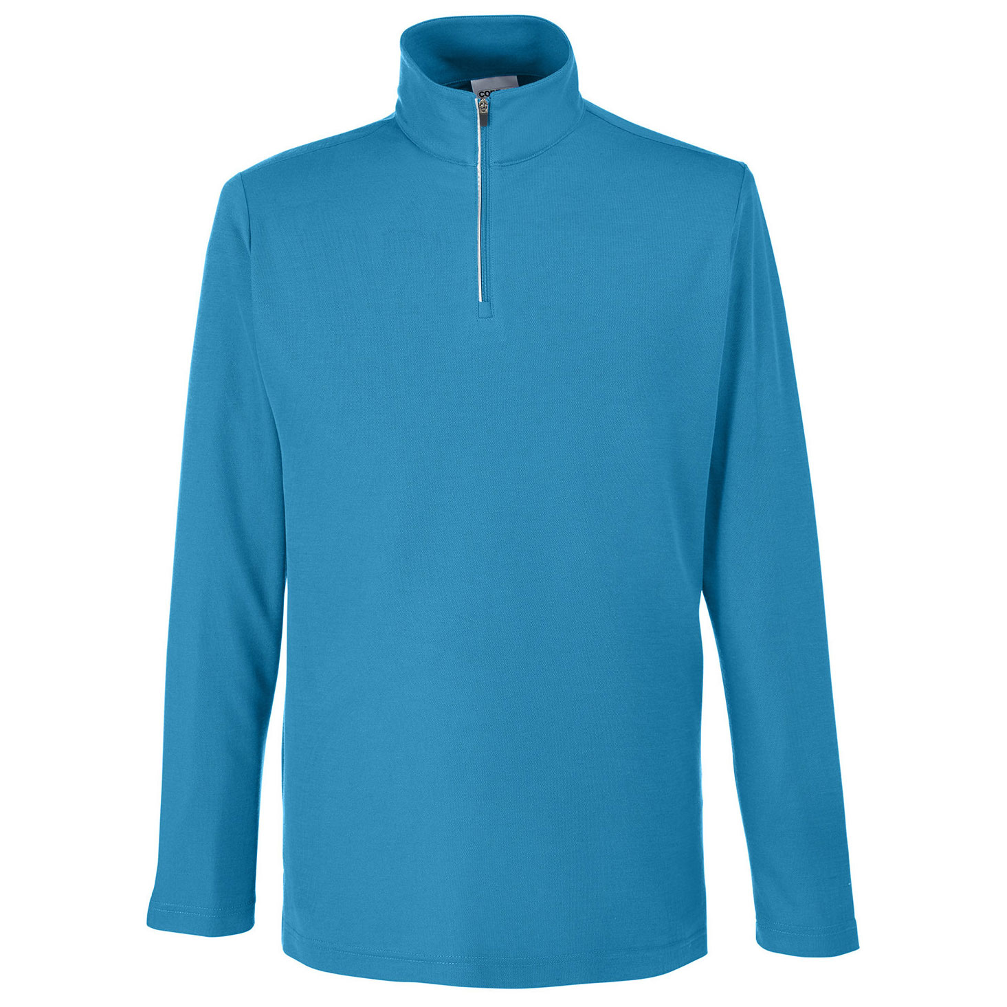 Core 365 CE405 Men's Fusion ChromaSoft Pique Quarter-Zip - Electric ...