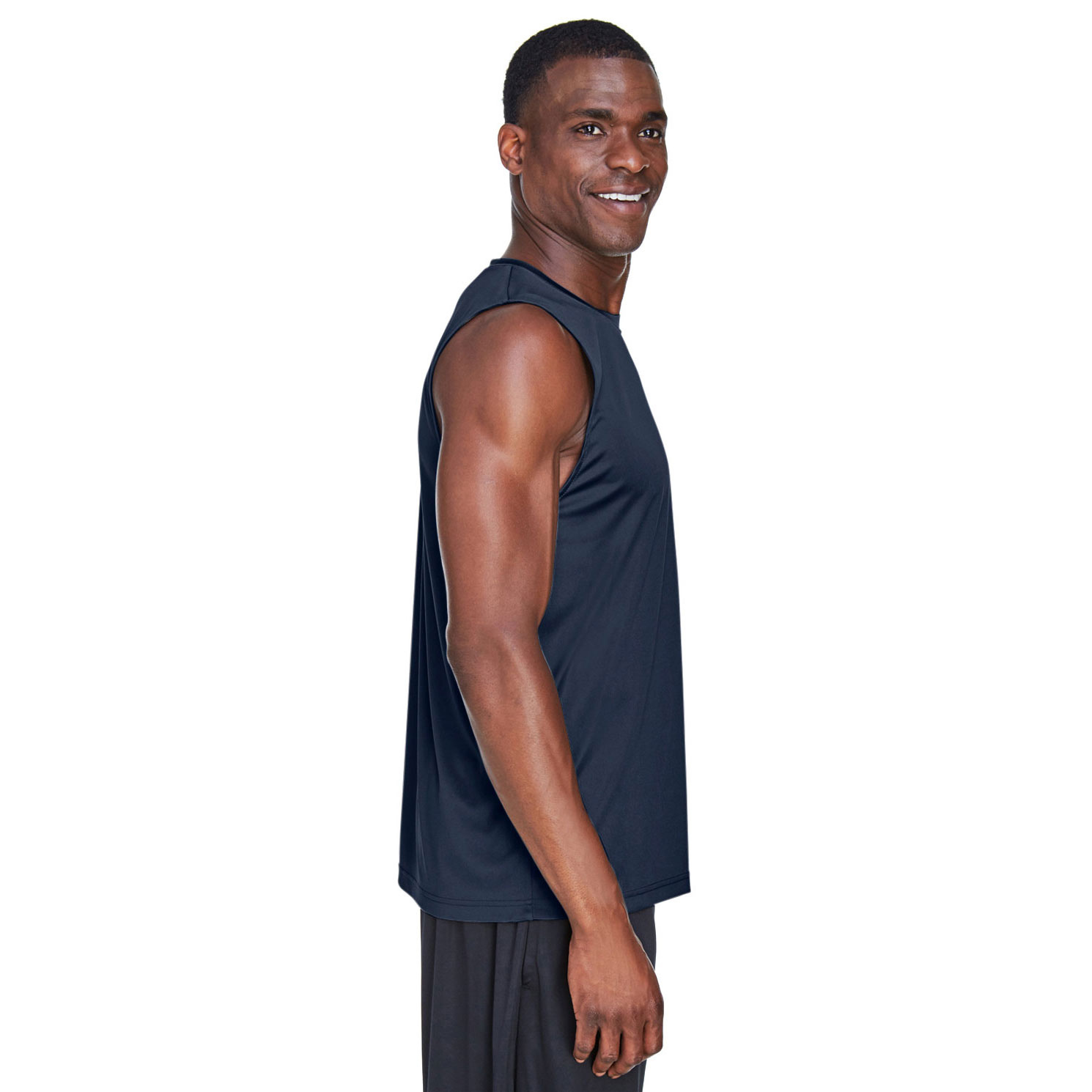 Team 365 TT11M Men's Zone Performance Muscle T-Shirt - Sport Dark Navy ...