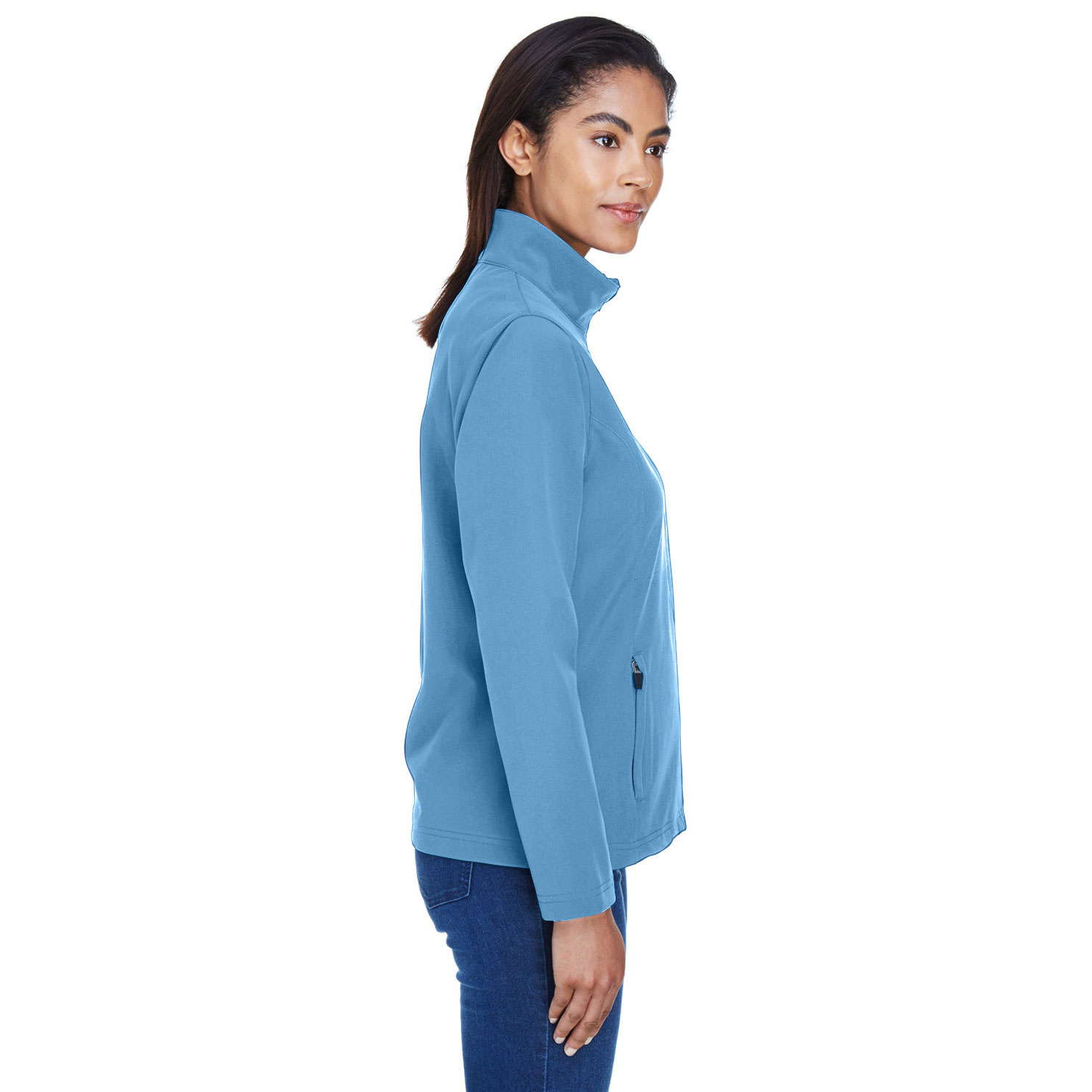 Team 365 TT80W Ladies Leader Soft Shell Jacket - Sport Light Blue ...