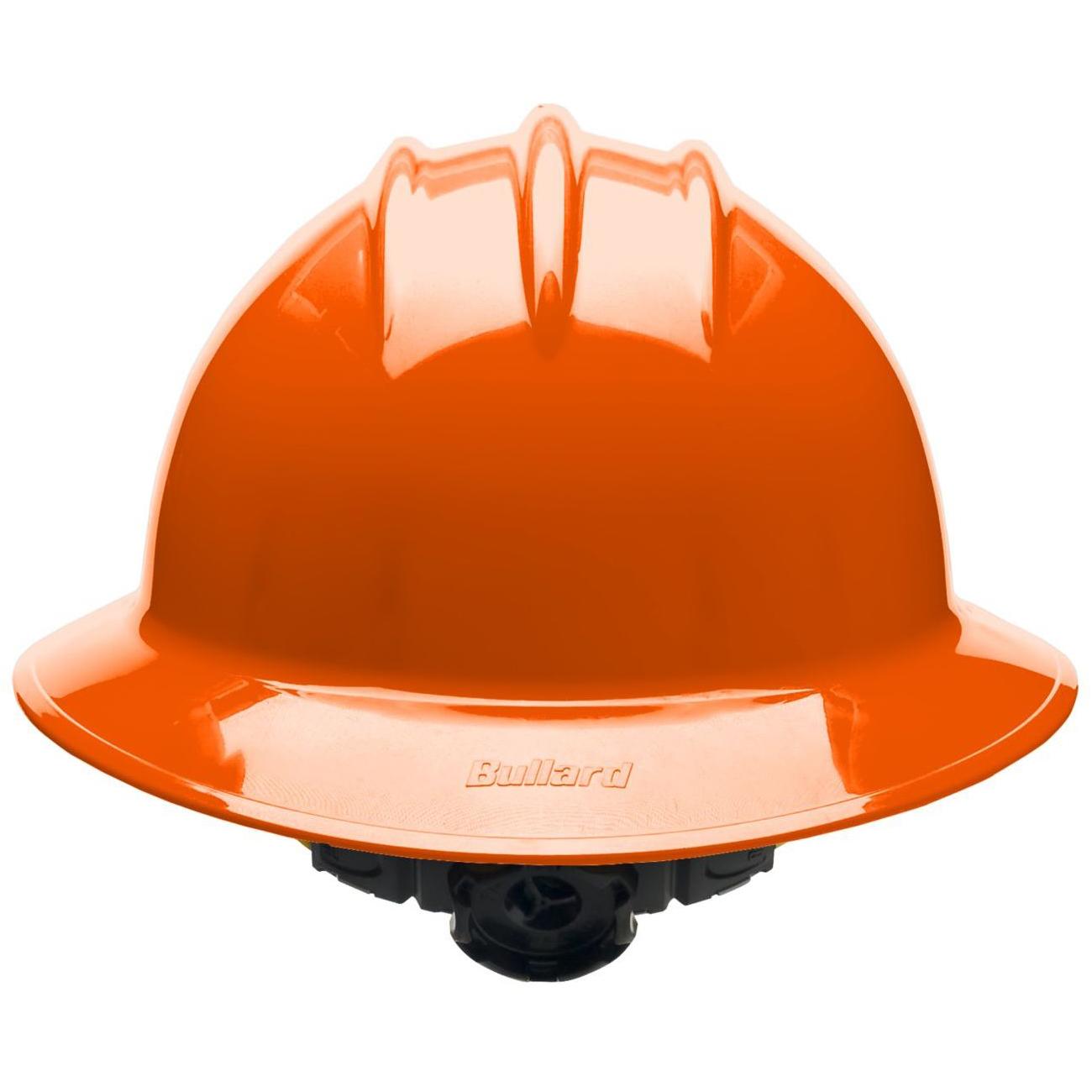 Bullard C33ORR Classic Full Brim Hard Hat - Ratchet Suspension - Orange ...