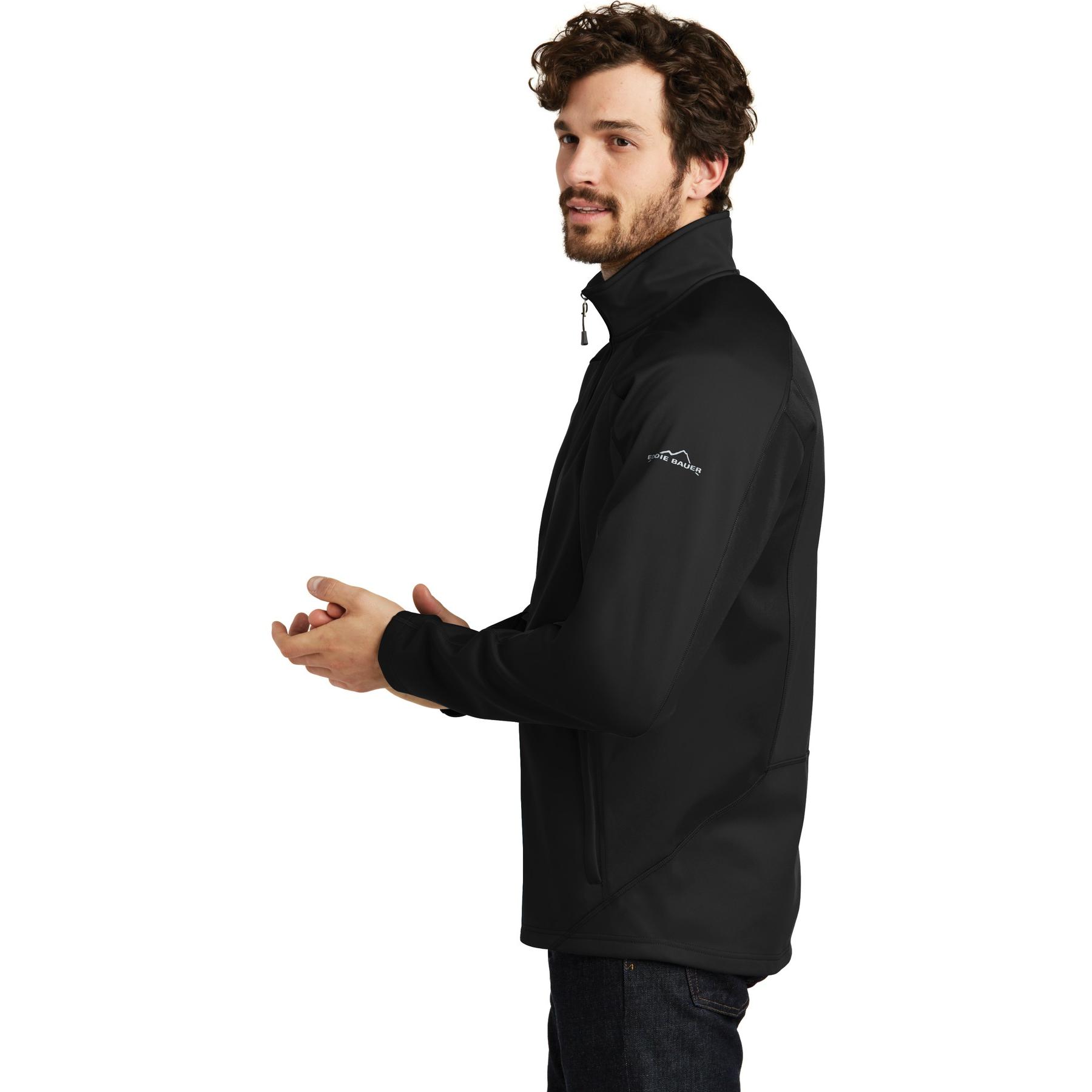Eddie Bauer EB542 Trail Soft Shell Jacket - Black/Black | Full Source