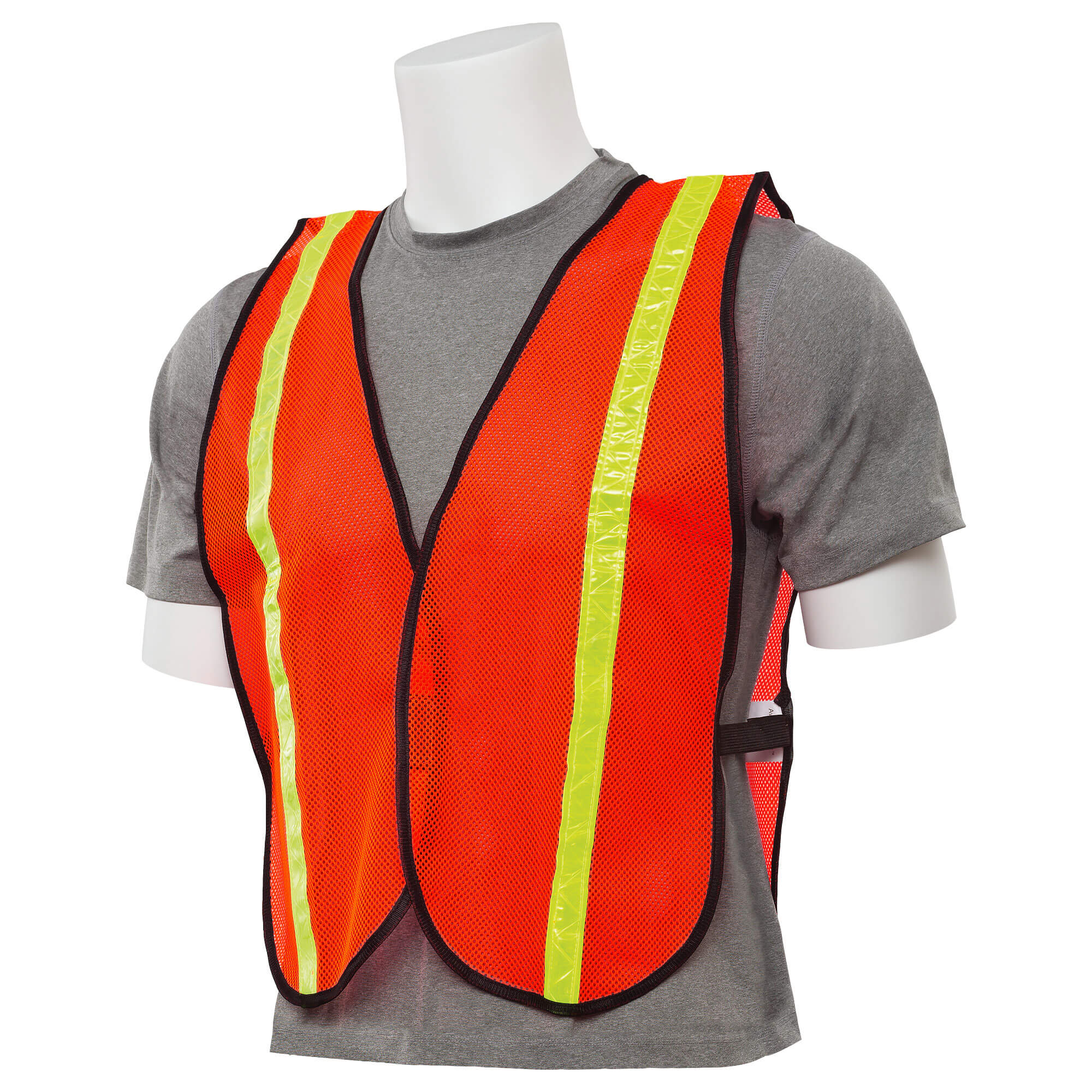 ERB by Delta Plus S18R Non-ANSI Reflective Mesh Safety Vest - Orange ...