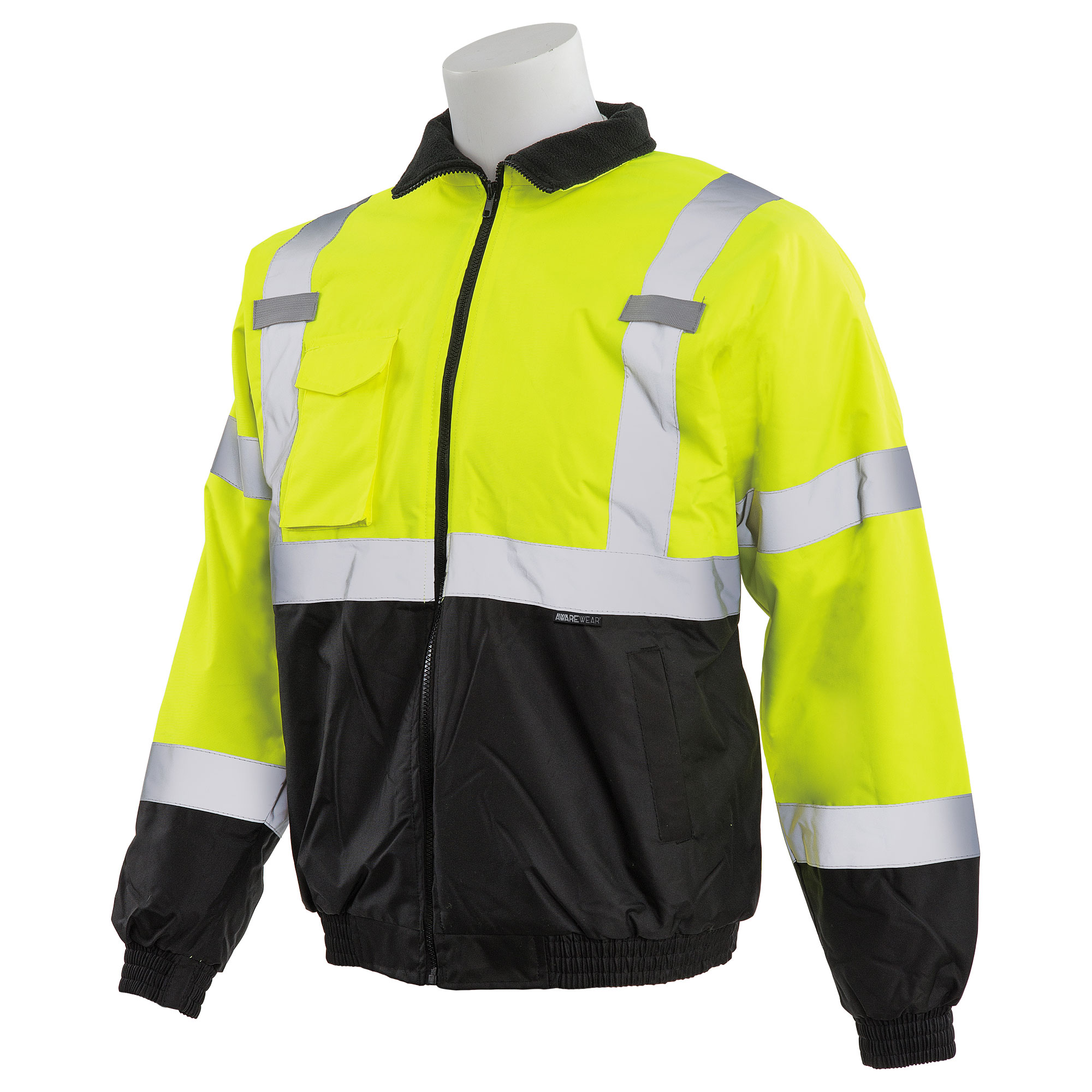 ERB by Delta Plus W105 Type R Class 3 Black Bottom Safety Jacket ...