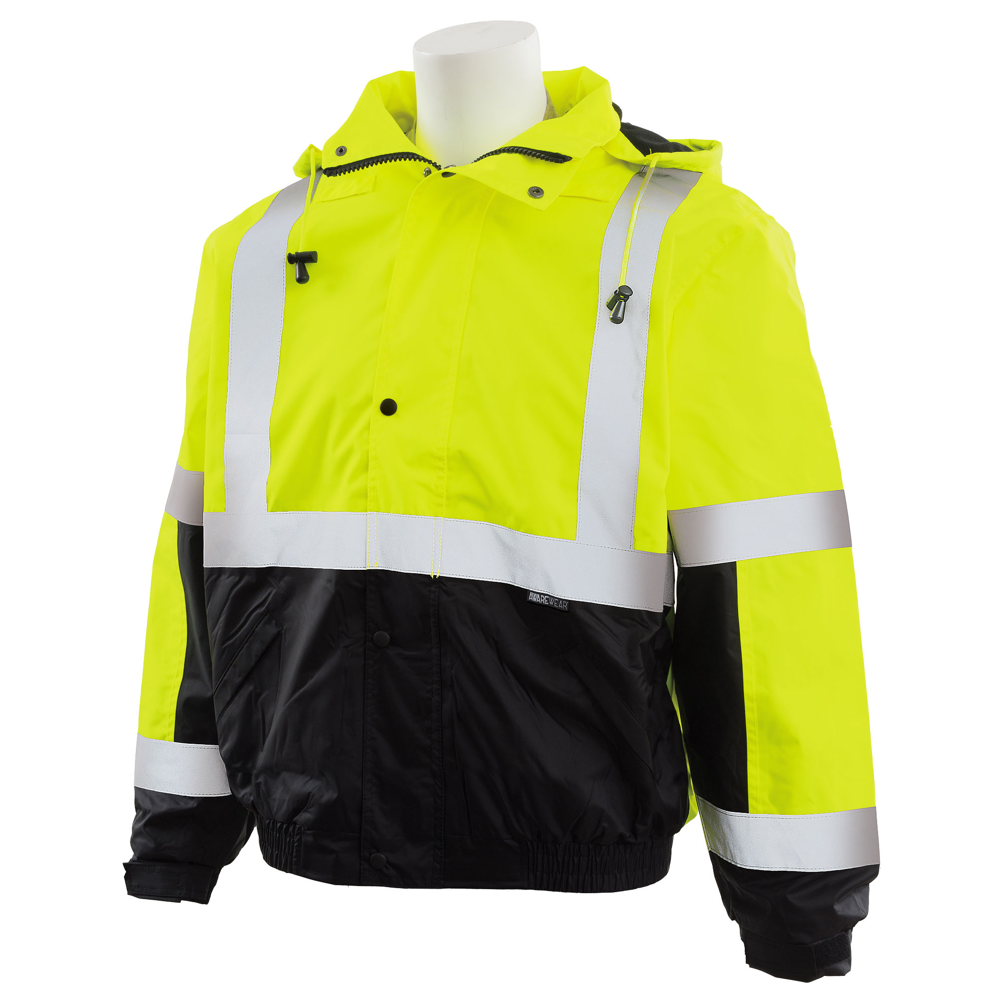 ERB by Delta Plus W106 Type R Class 3 Black Bottom Safety Jacket ...