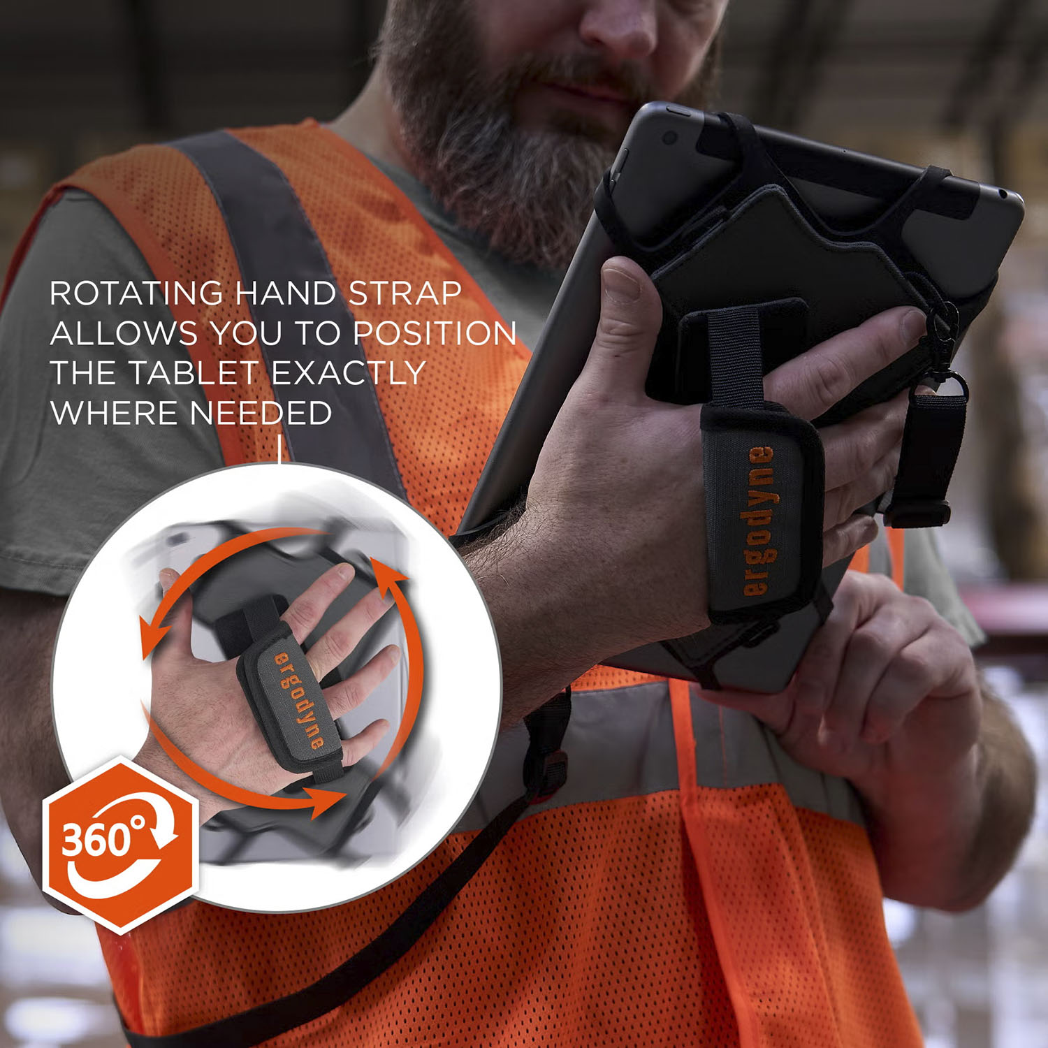 Ergodyne Squids 5549 Tablet Holder with Detachable Shoulder Strap ...