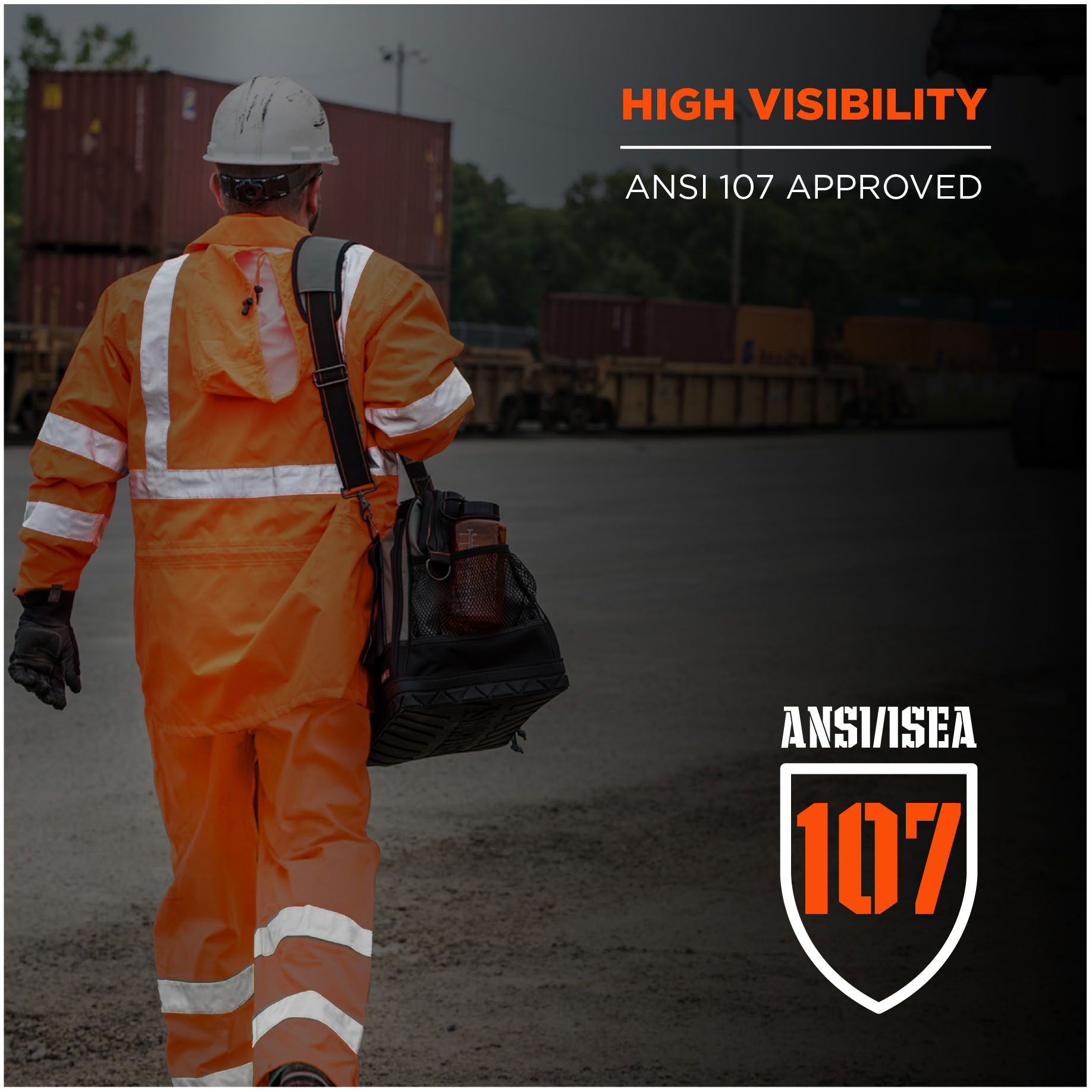 Ergodyne GloWear 8376K Type R Class 3 Lightweight Rain Suit - Orange ...