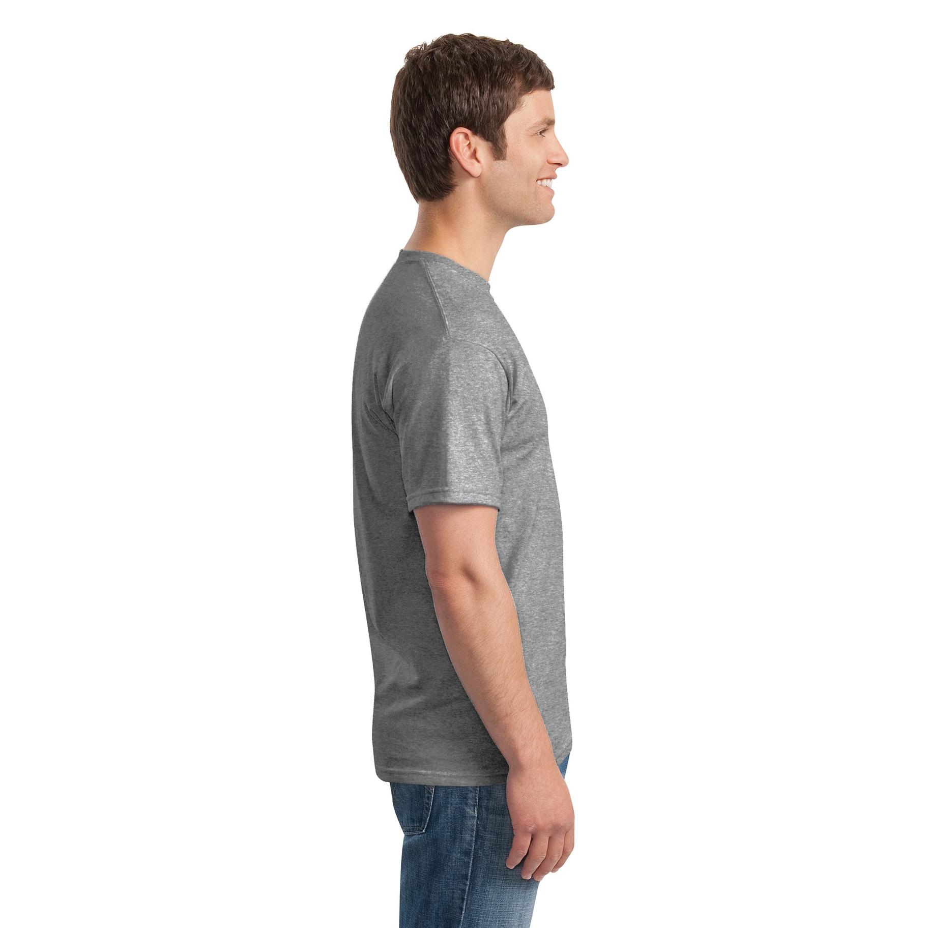 Gildan 5000 Heavy Cotton/Polyester T-Shirt - Graphite Heather ...