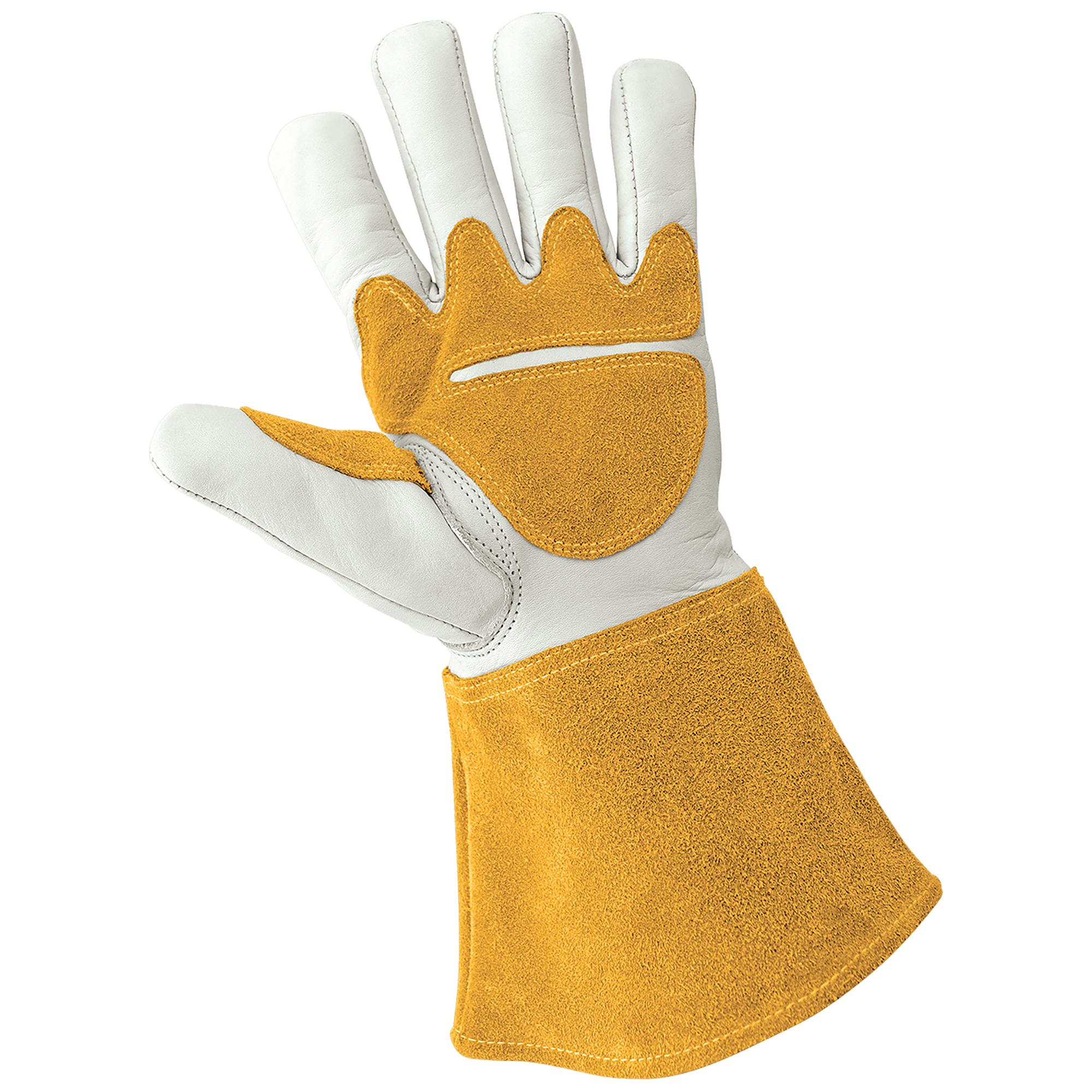Global Glove 50MTC Premium Cowhide Fleece Lined Welding Gloves | Full ...