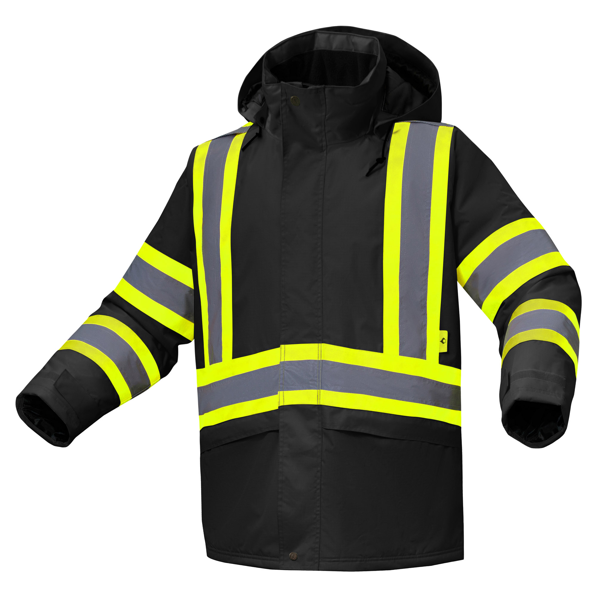 GSS Safety FR6011 Non-ANSI Self Extinguishing Two-Tone Safety Jacket ...