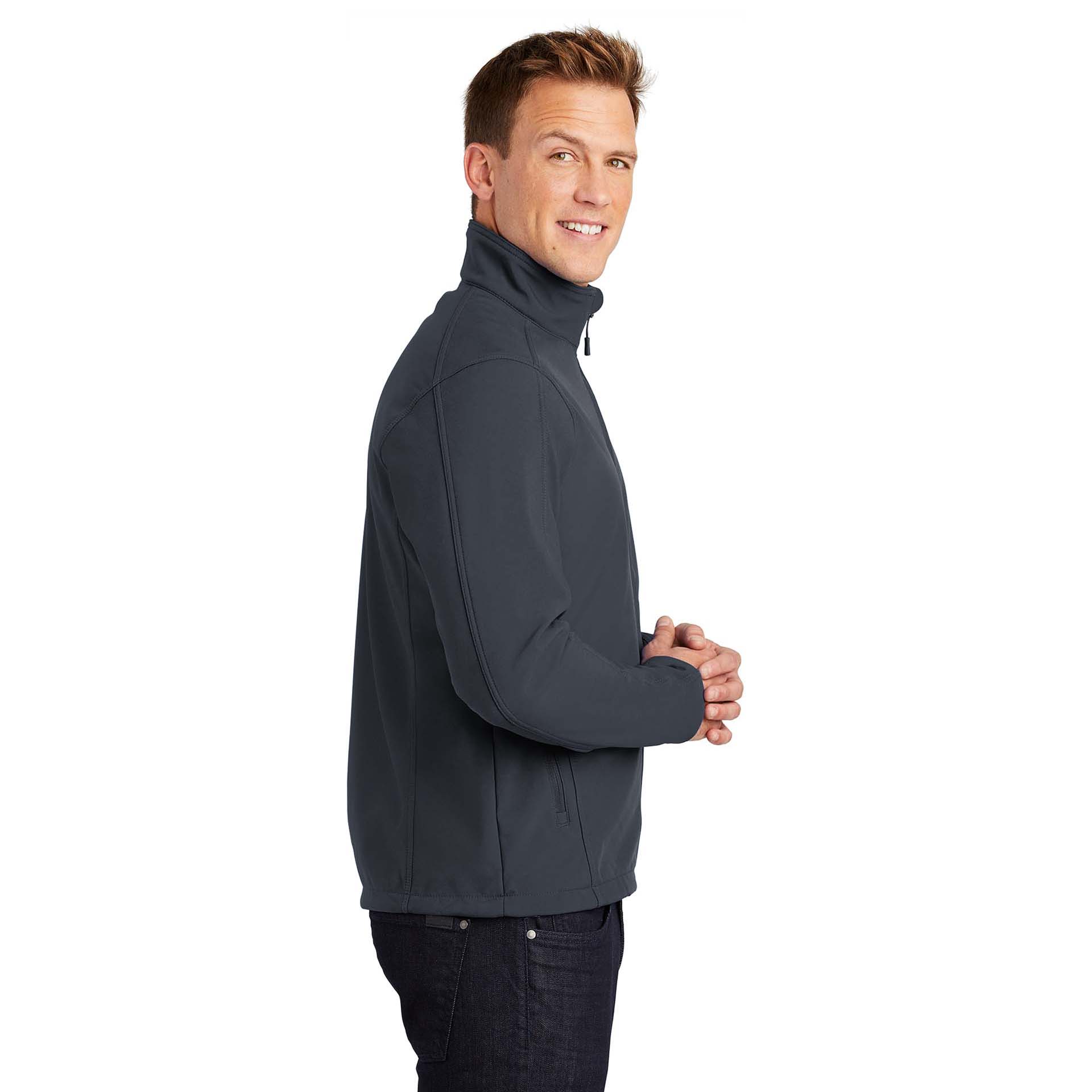 Port Authority J317 Core Soft Shell Jacket - Battleship Grey | Full Source