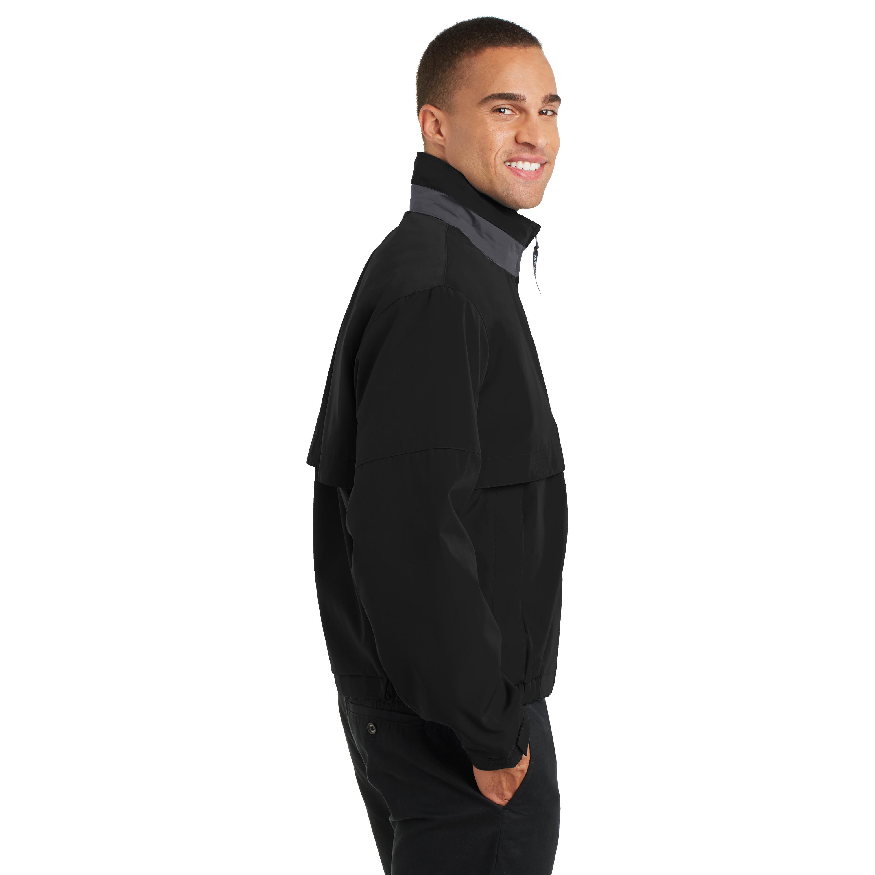 Port Authority J764 Legacy Jacket - Black/Steel Grey | Full Source