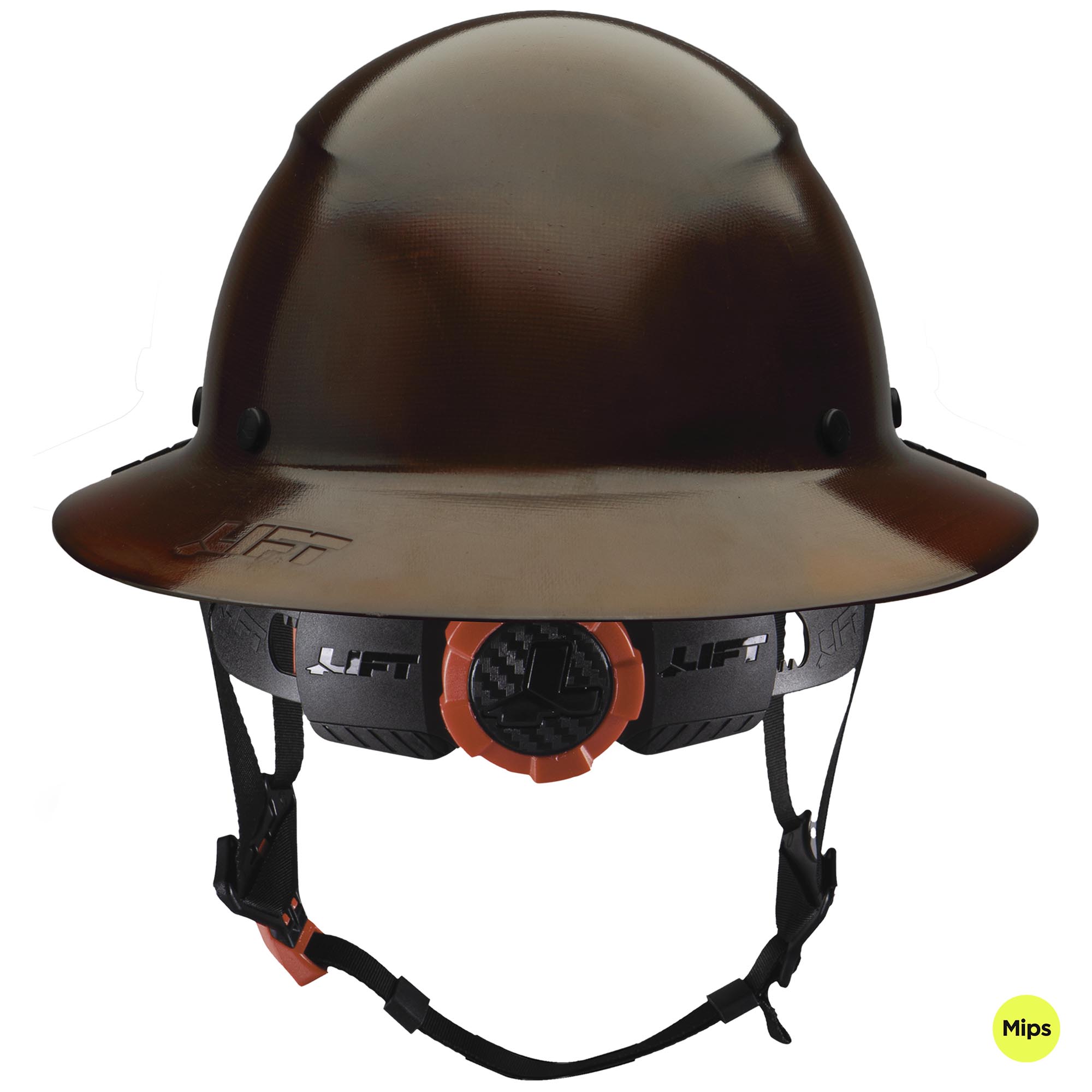 LIFT Safety HDF-24MWG DAX Full Brim Hard Hat with Mips - Ratchet ...