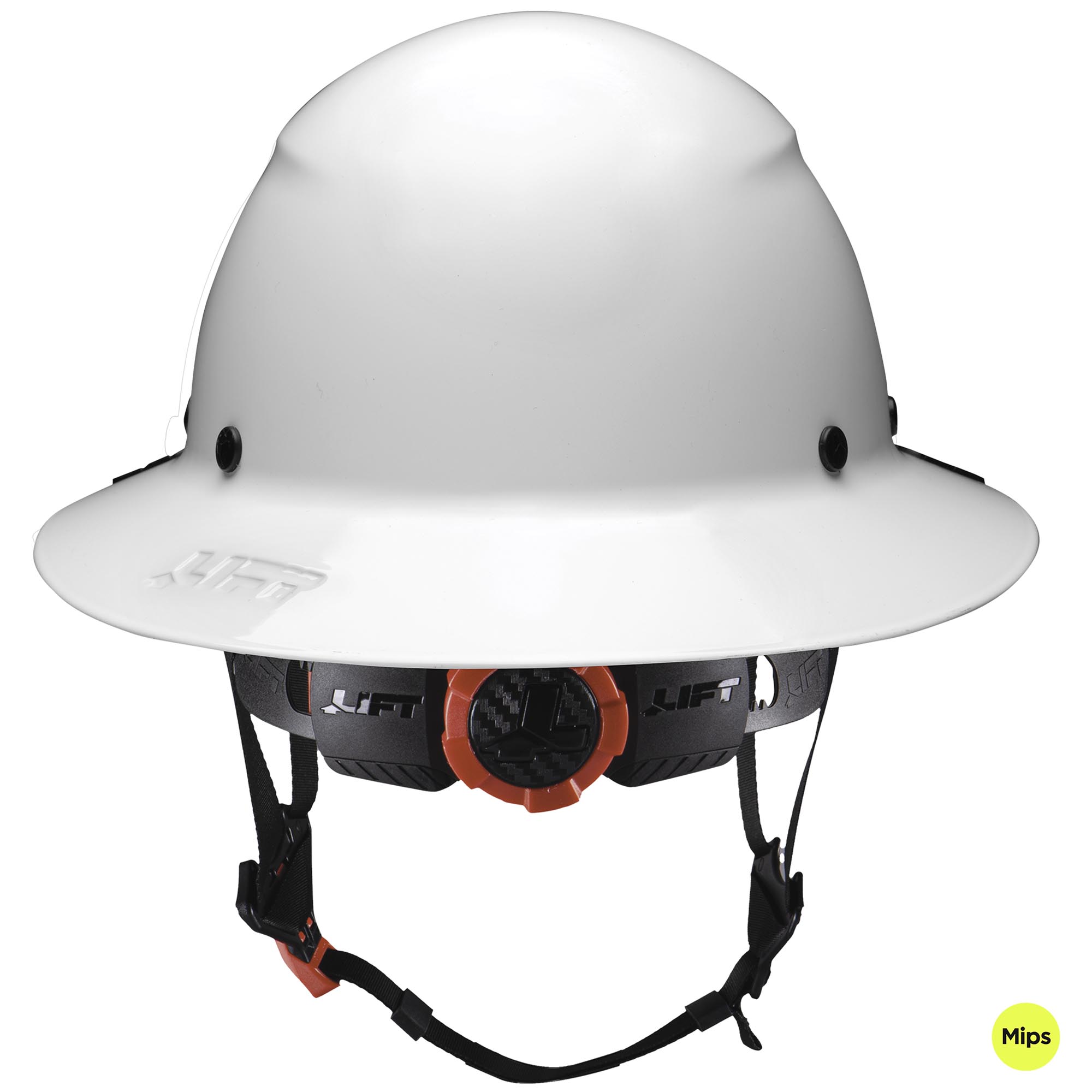 LIFT Safety HDF-24MWG DAX Full Brim Hard Hat with Mips - Ratchet ...