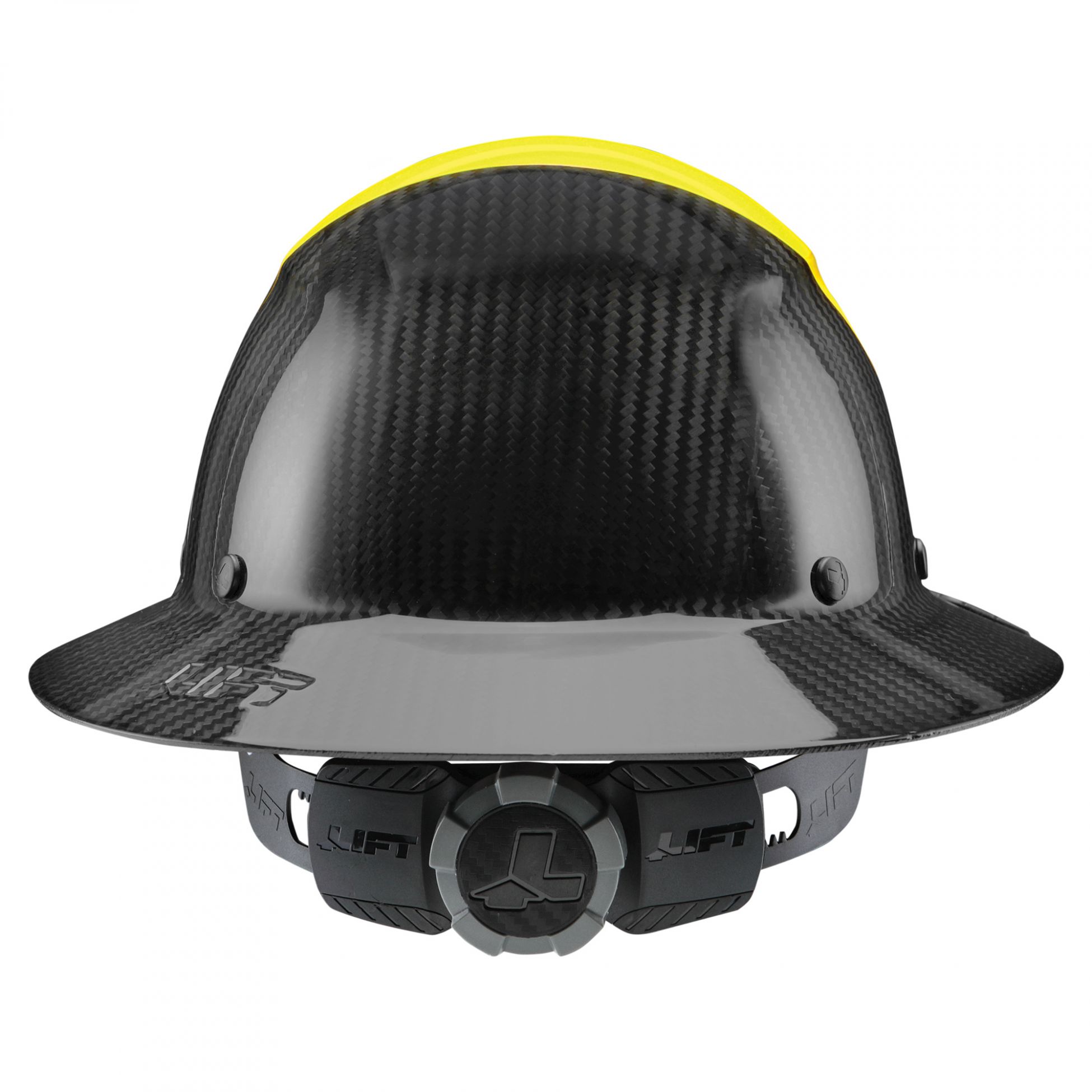 LIFT Safety HDF50C-19 DAX Fifty 50 Carbon Fiber Full Brim Hard Hat ...