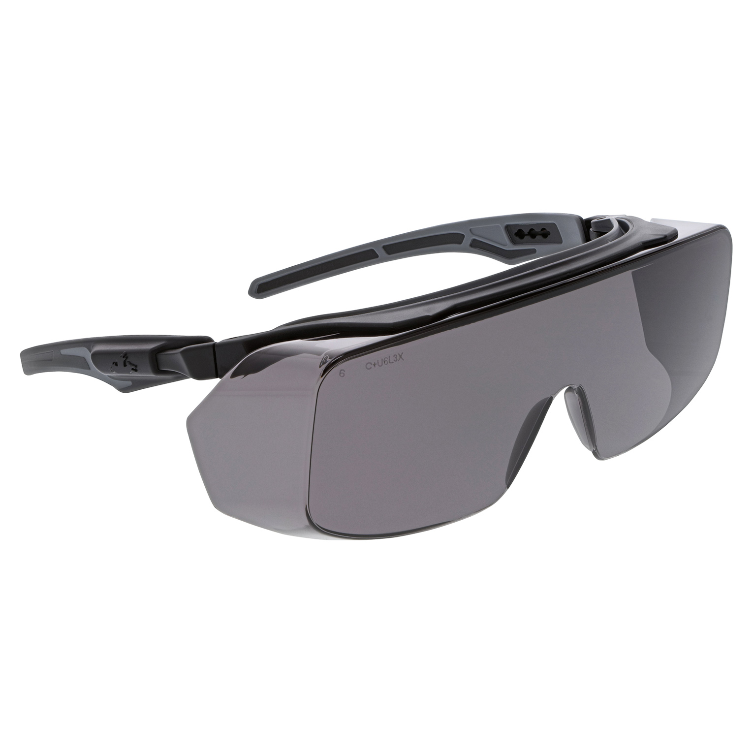 MCR Safety OG212PF Klondike OTG Safety Glasses - Black Frame - Gray MAX6 Anti-Fog Lens | Full Source