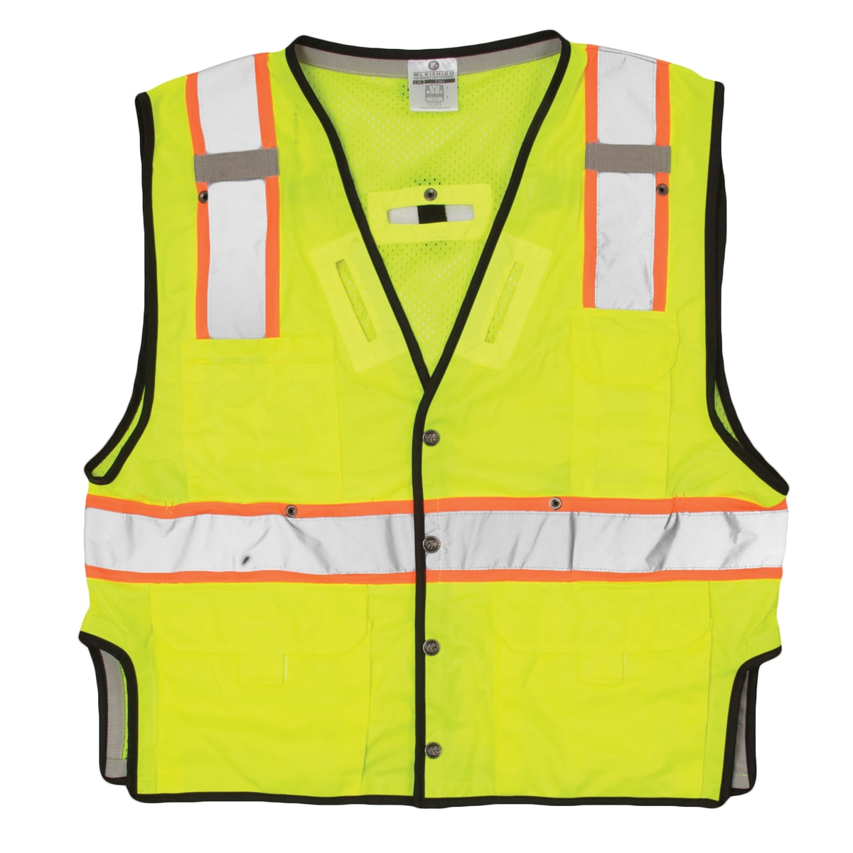Kishigo T341 Fall Protection Safety Vest - Yellow/Lime | Full Source