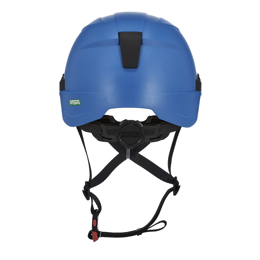 MSA 10242632 V-Gard H2 Vented Safety Helmet - Ratchet Suspension - Blue ...